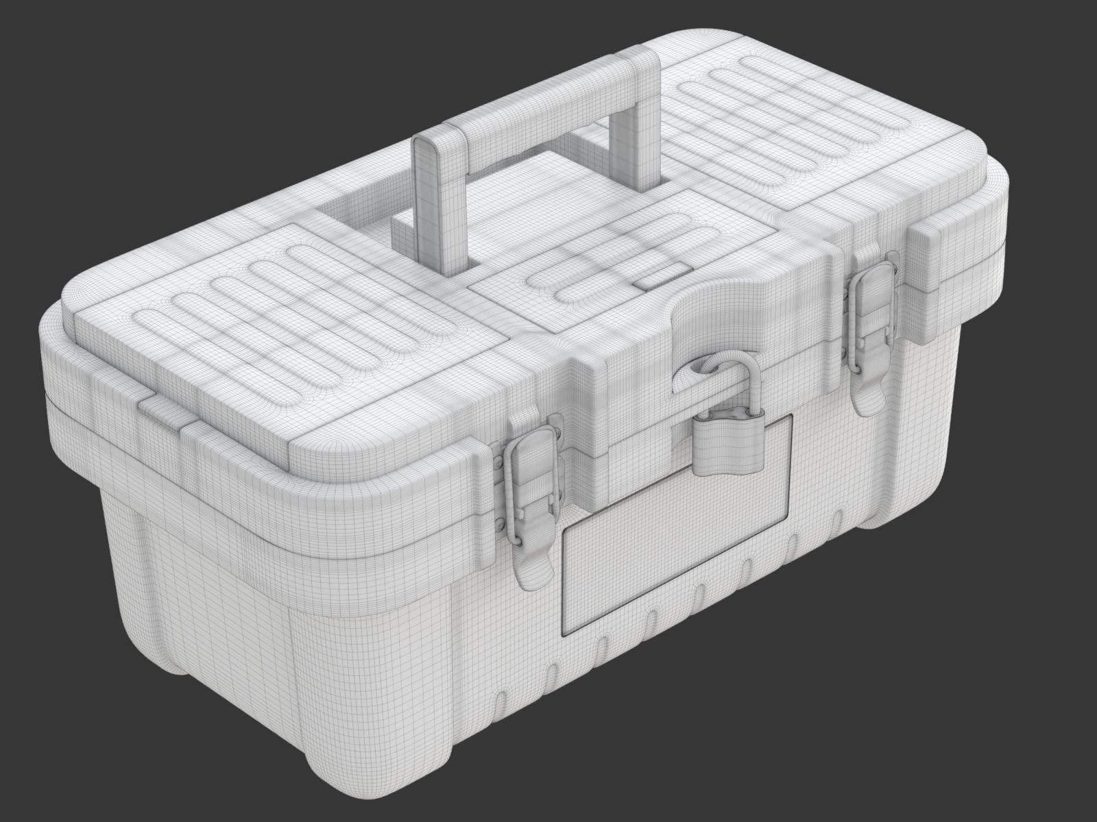 Plastic Toolbox 3D model | CGTrader
