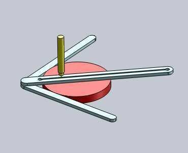 Circle center finder 3D model | CGTrader