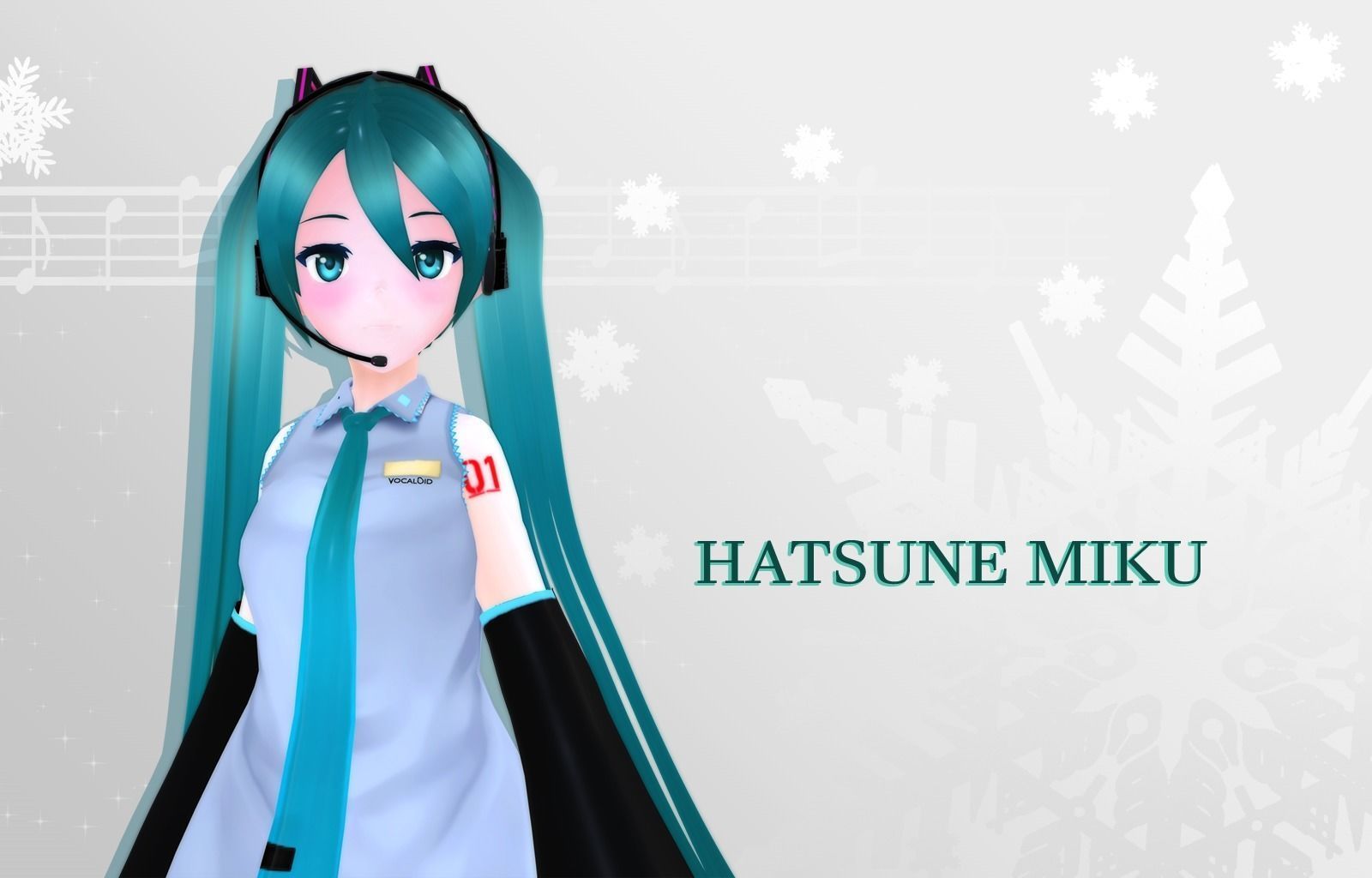 rigged Hatsune Miku 3d model | CGTrader