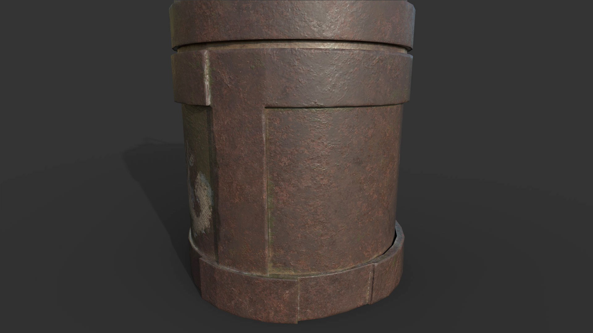 3D model Vintage Rust Box VR / AR / low-poly | CGTrader