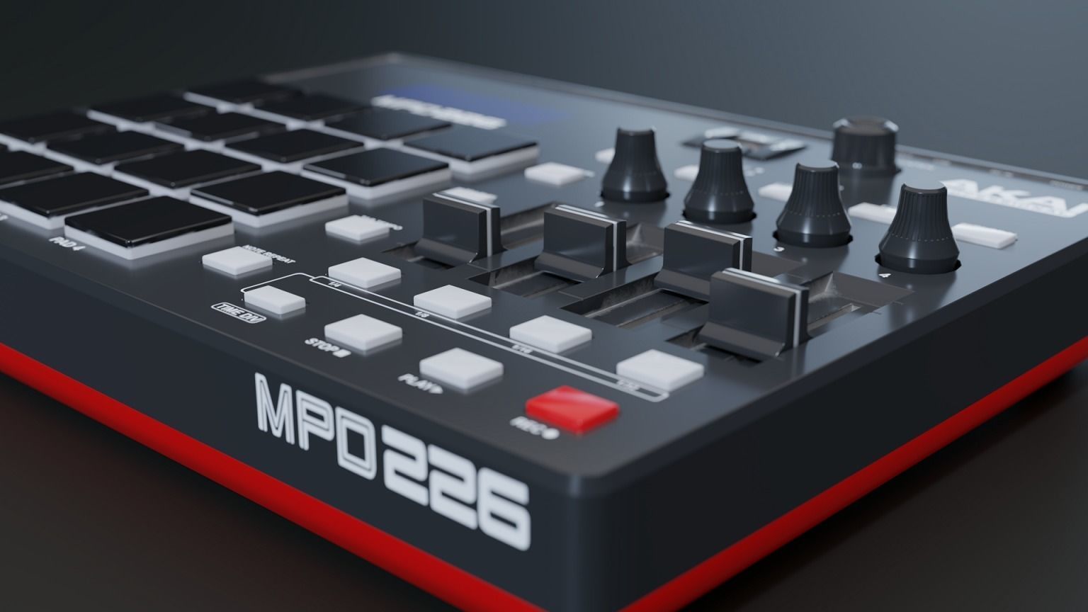 Akai Professional MPD226 3D model | CGTrader