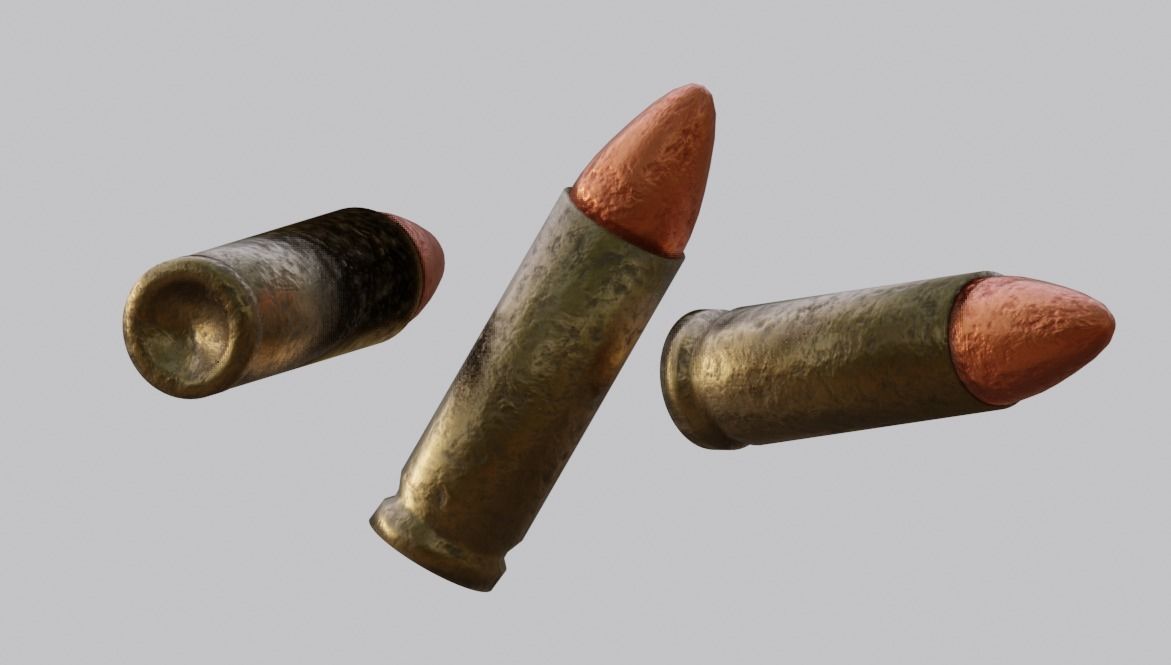 Realistic damaged Bullet 3D model | CGTrader