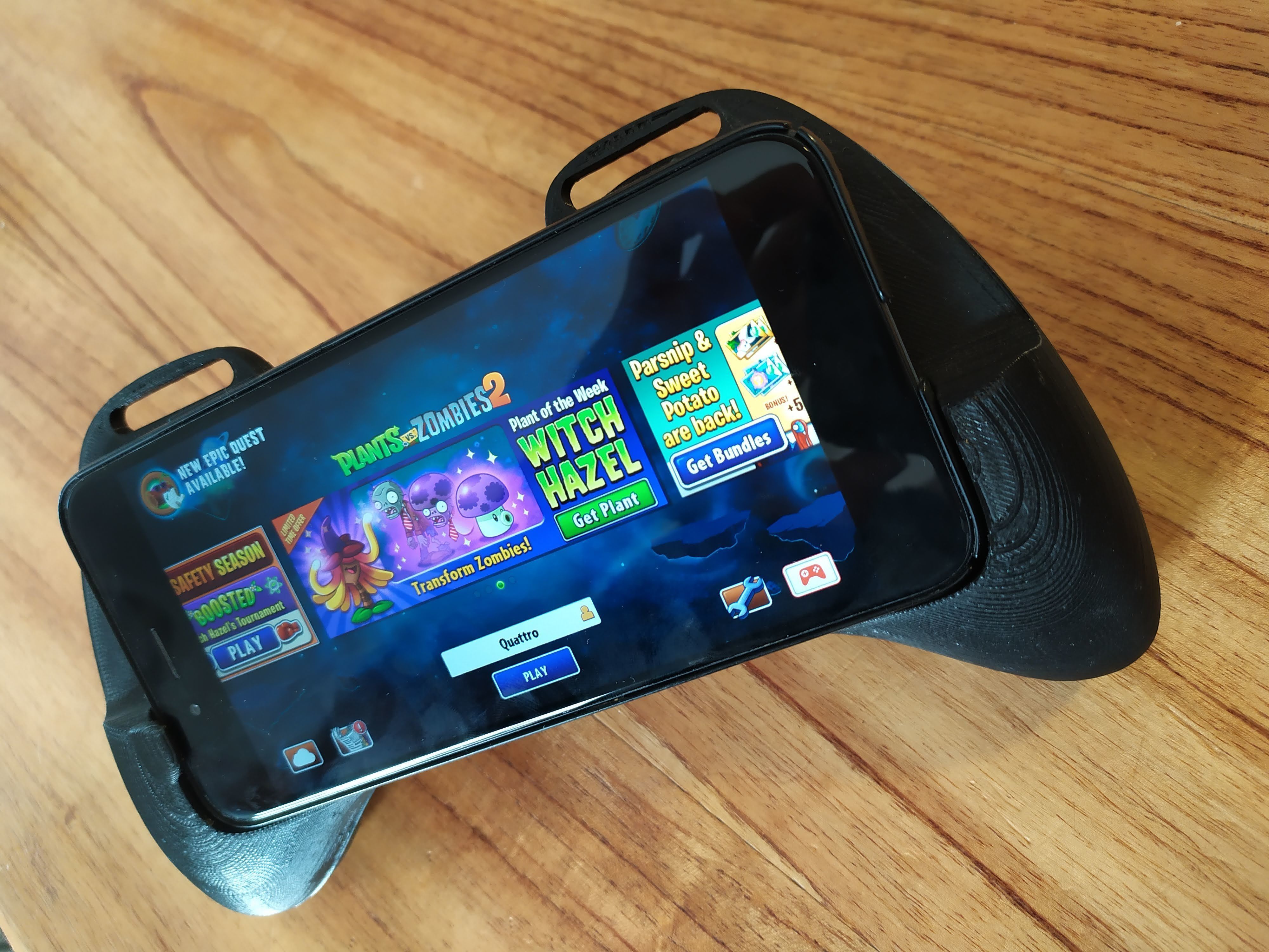 Gaming Grip-Pad for smartphones 3D model 3D printable | CGTrader