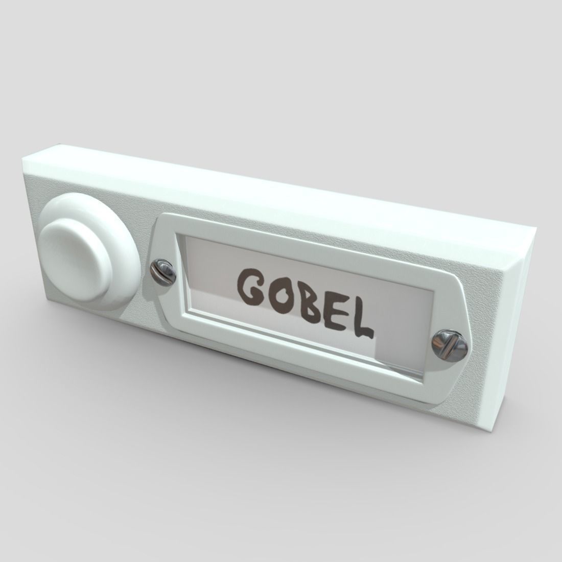 3D model Bell Button VR / AR / low-poly | CGTrader