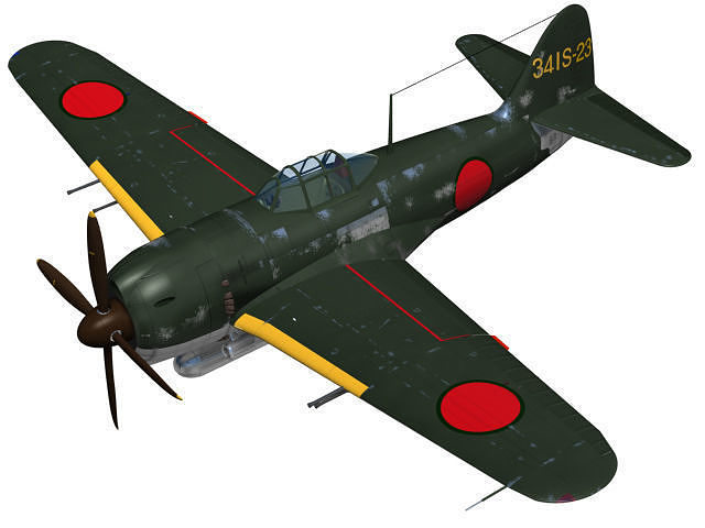 Kawanishi N1K1-Ja Shiden Type11 kou 3D model | CGTrader