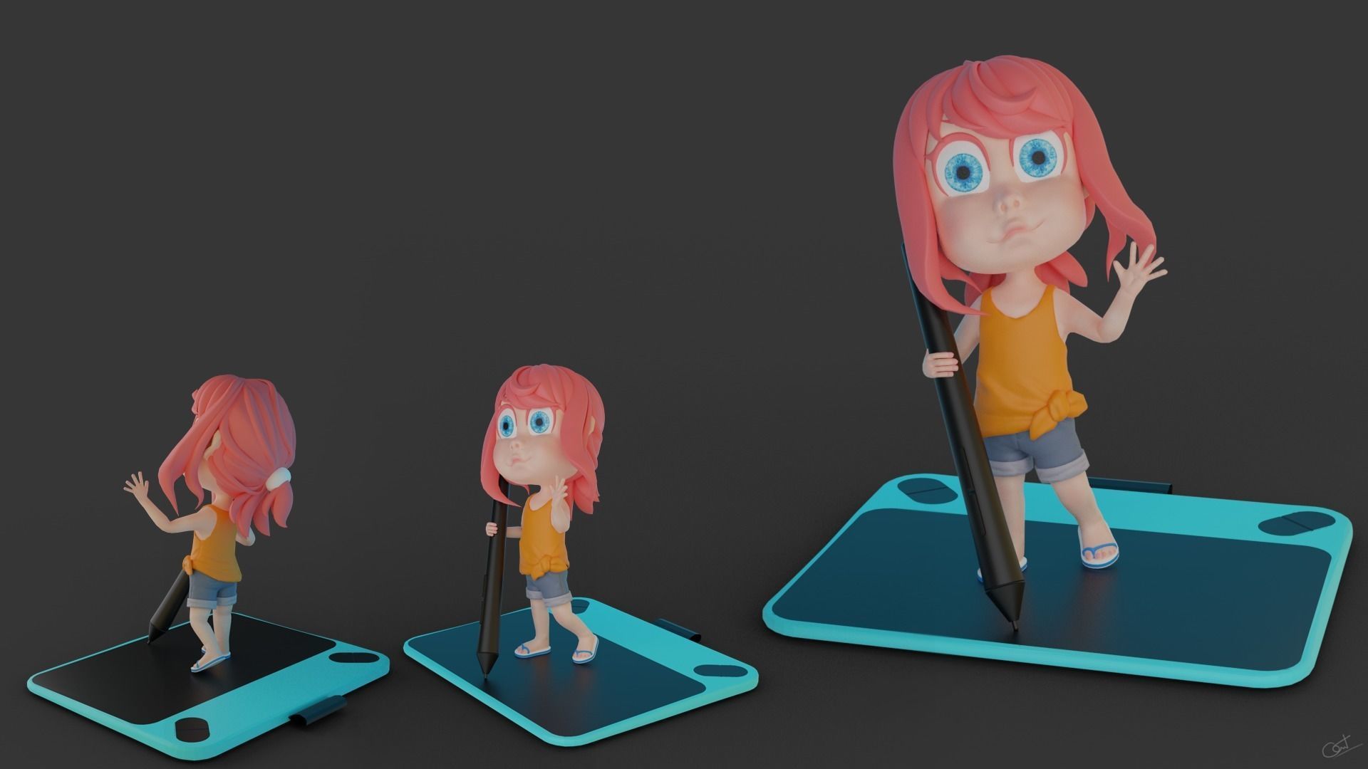 3D model Chibi 01 | CGTrader