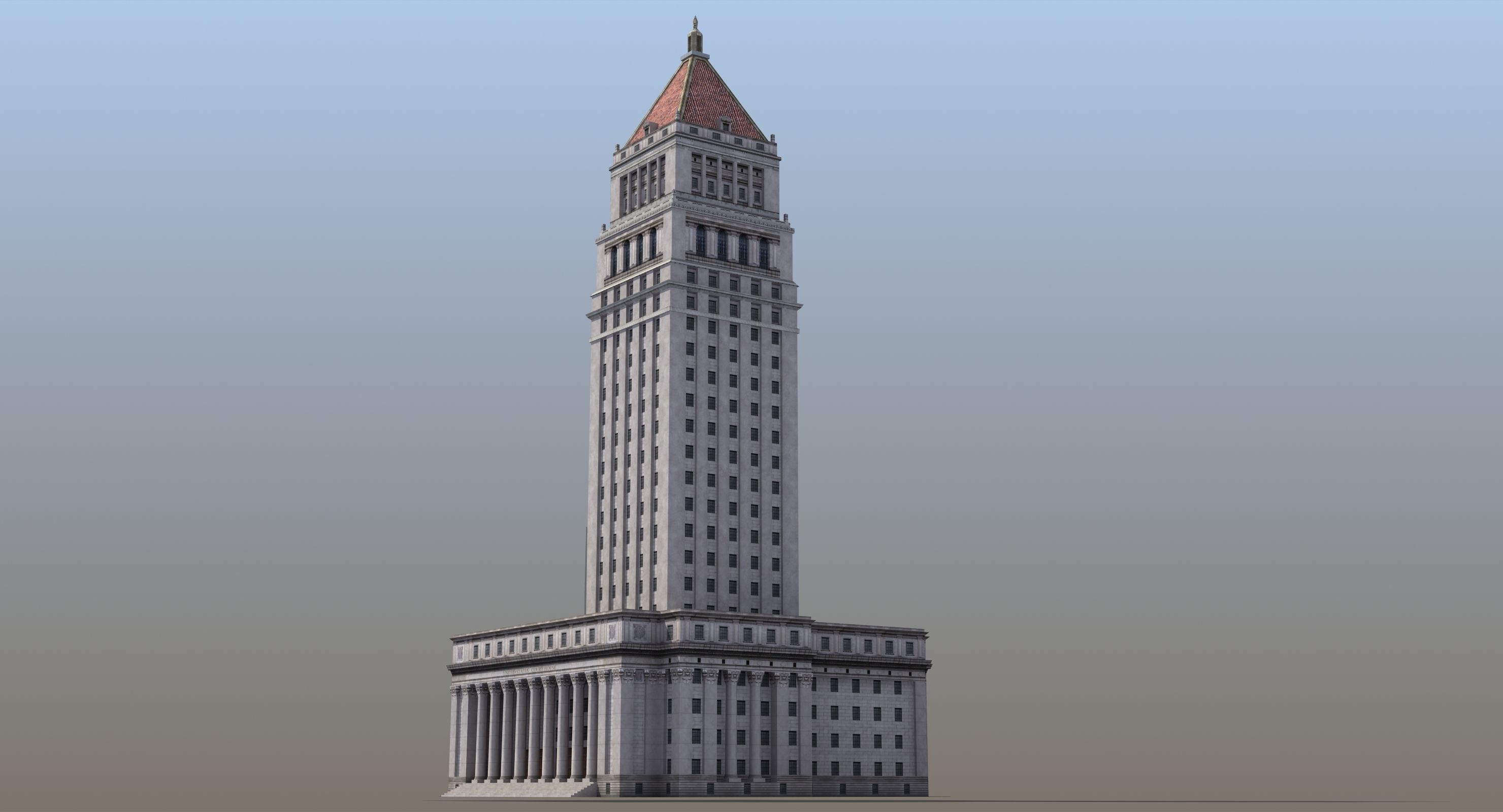 City Courthouse Building 3D model | CGTrader