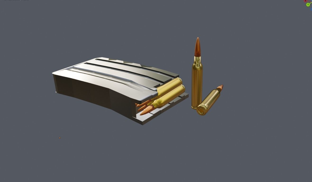 Shotgun and m4 Bullets free VR / AR / low-poly 3D model | CGTrader