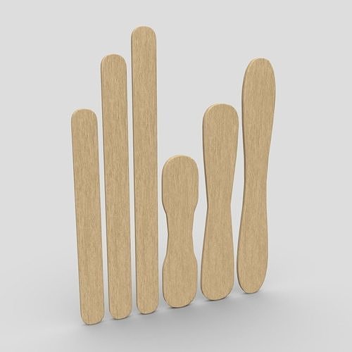 3D model Popsicle Sticks VR / AR / low-poly | CGTrader