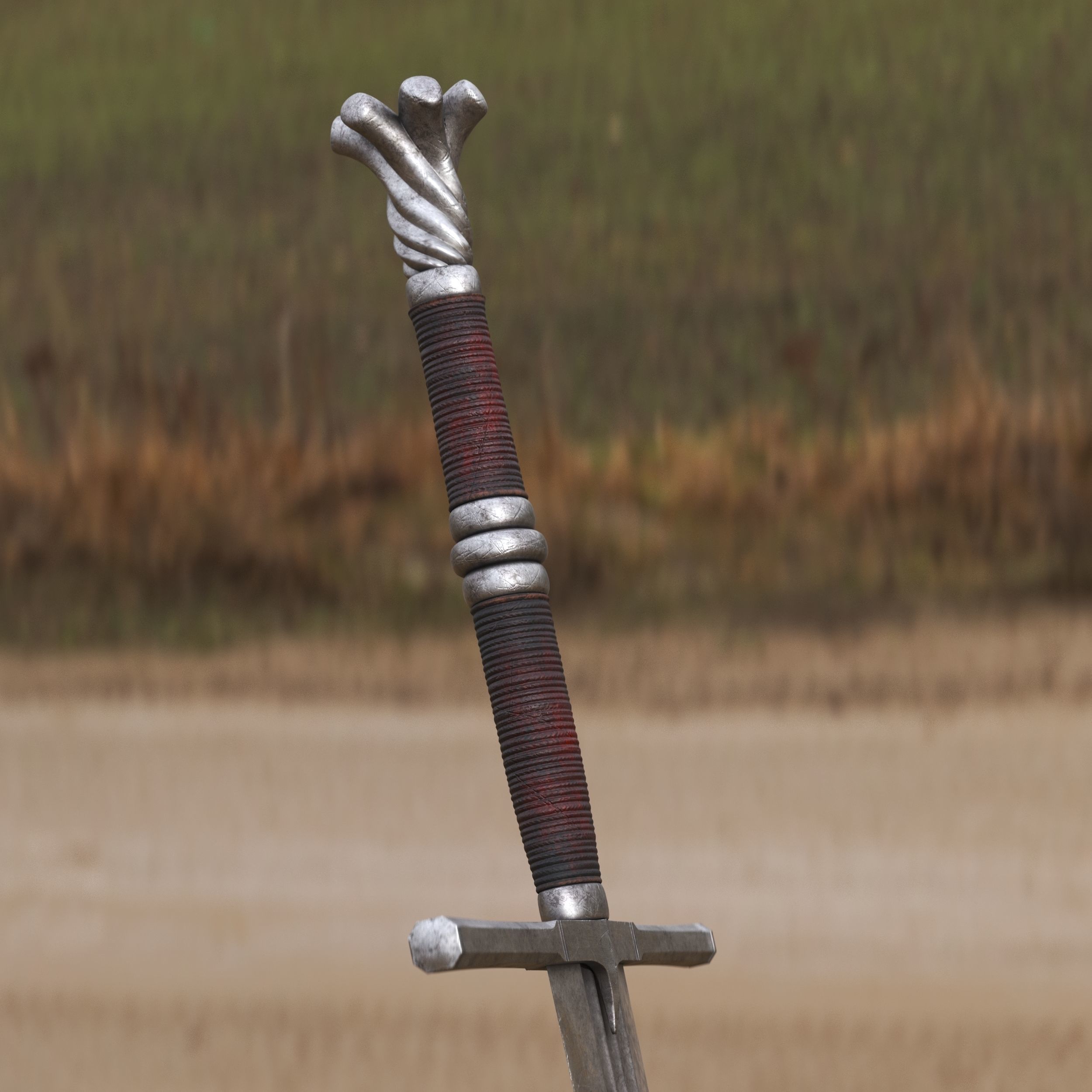 3D model High End Sword for Games and Cinematics 05 VR / AR / low-poly ...