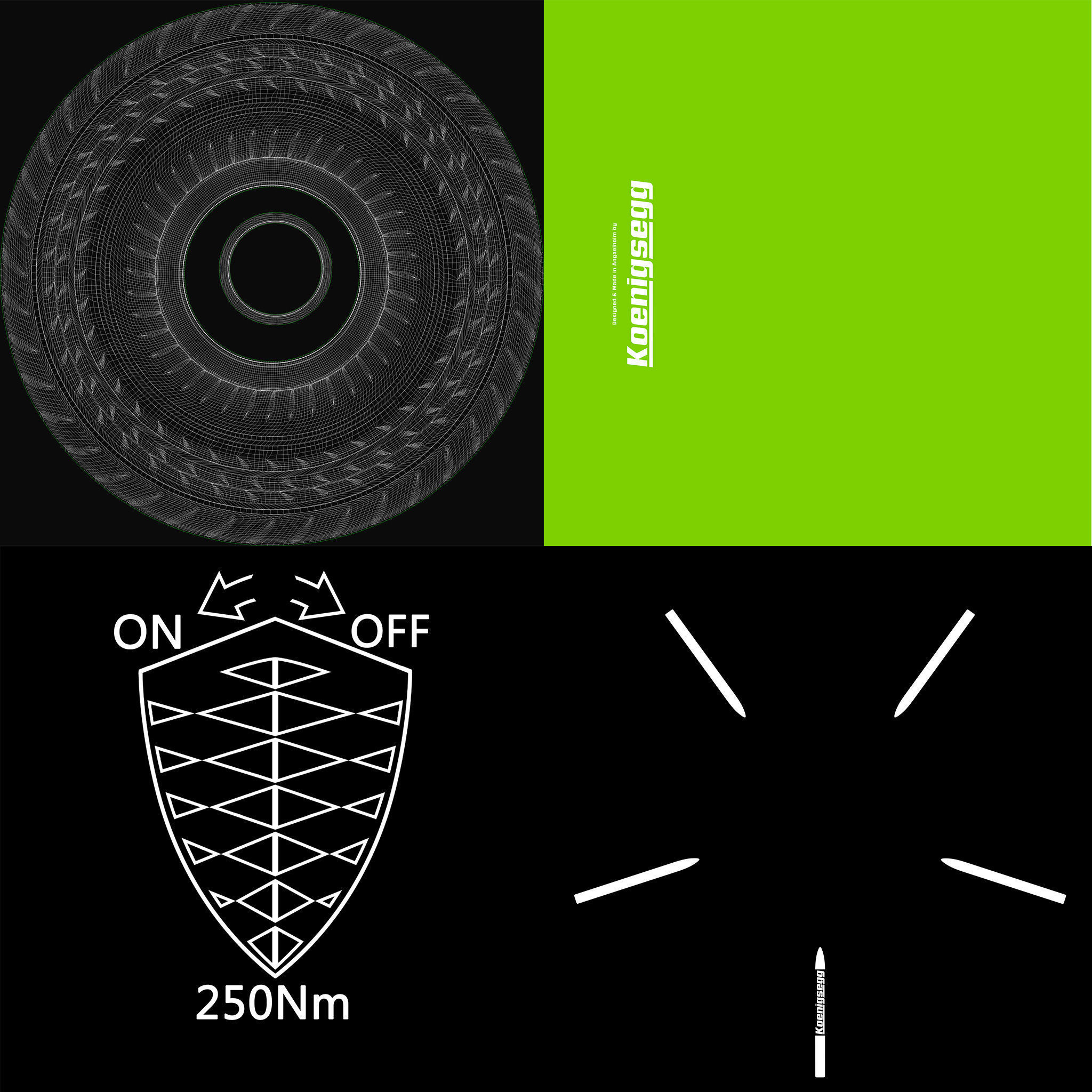 Koenigsegg Wheels Assembly free 3D model | CGTrader