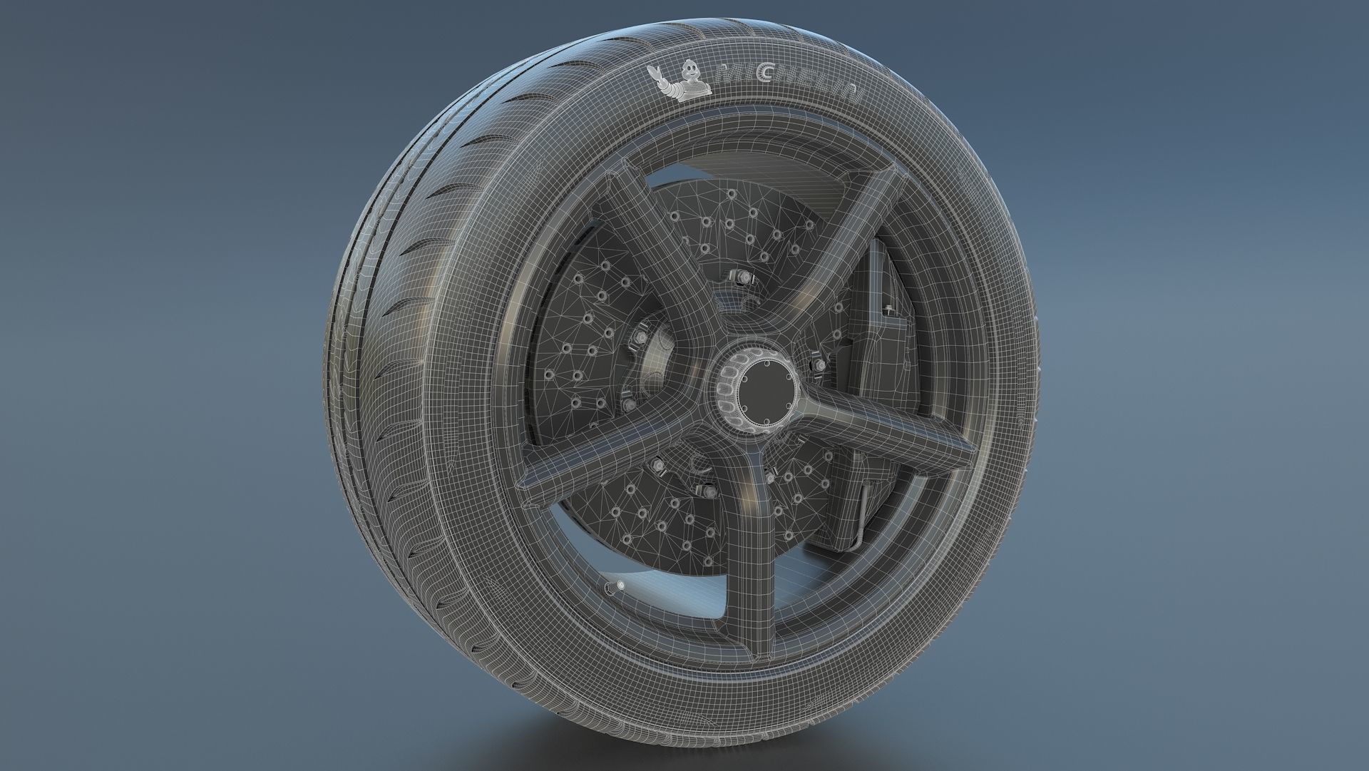 Koenigsegg Wheels Assembly free 3D model | CGTrader
