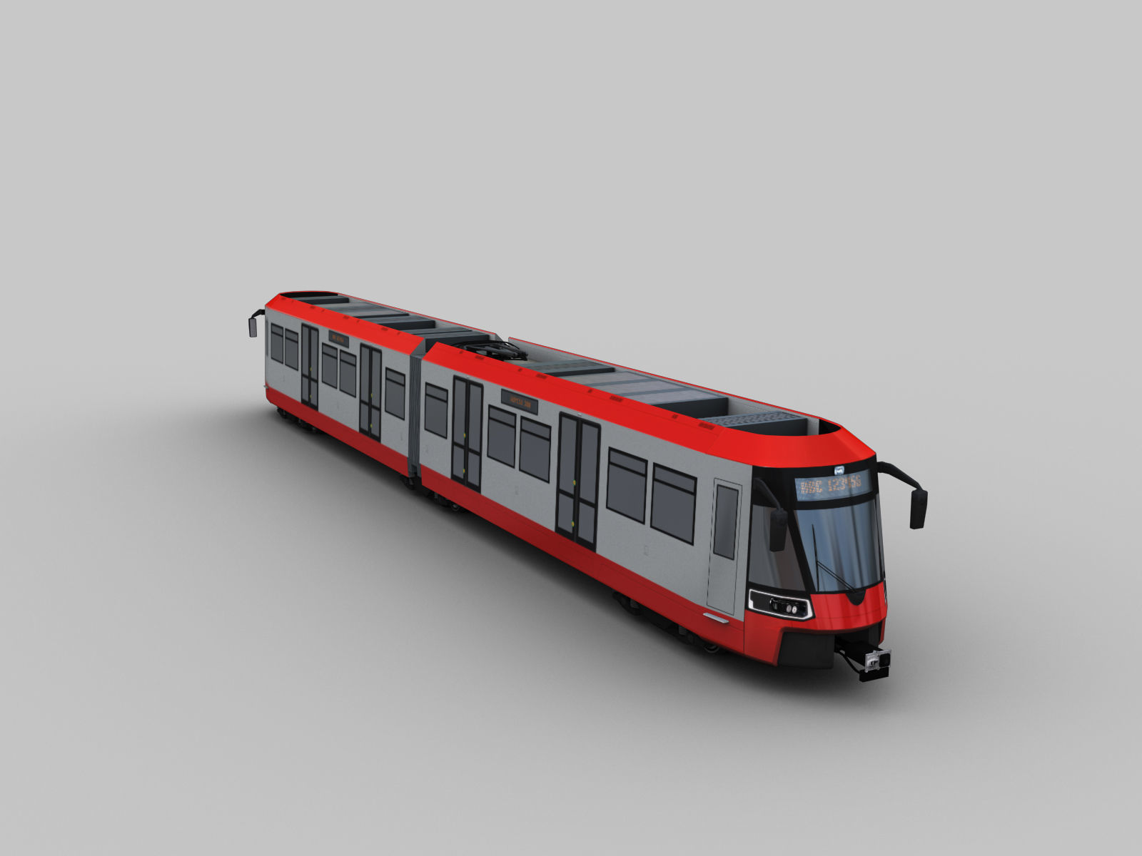 3D model Bombardier Flexity tram VR / AR / low-poly | CGTrader