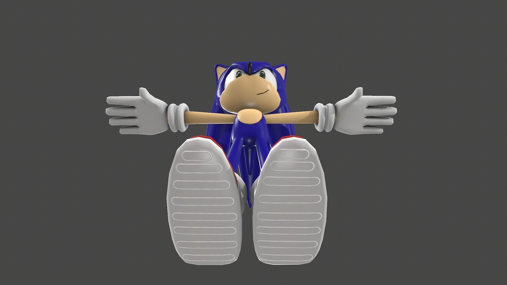 Sonic The Hedgehog - Tutorial Included 3D model | CGTrader