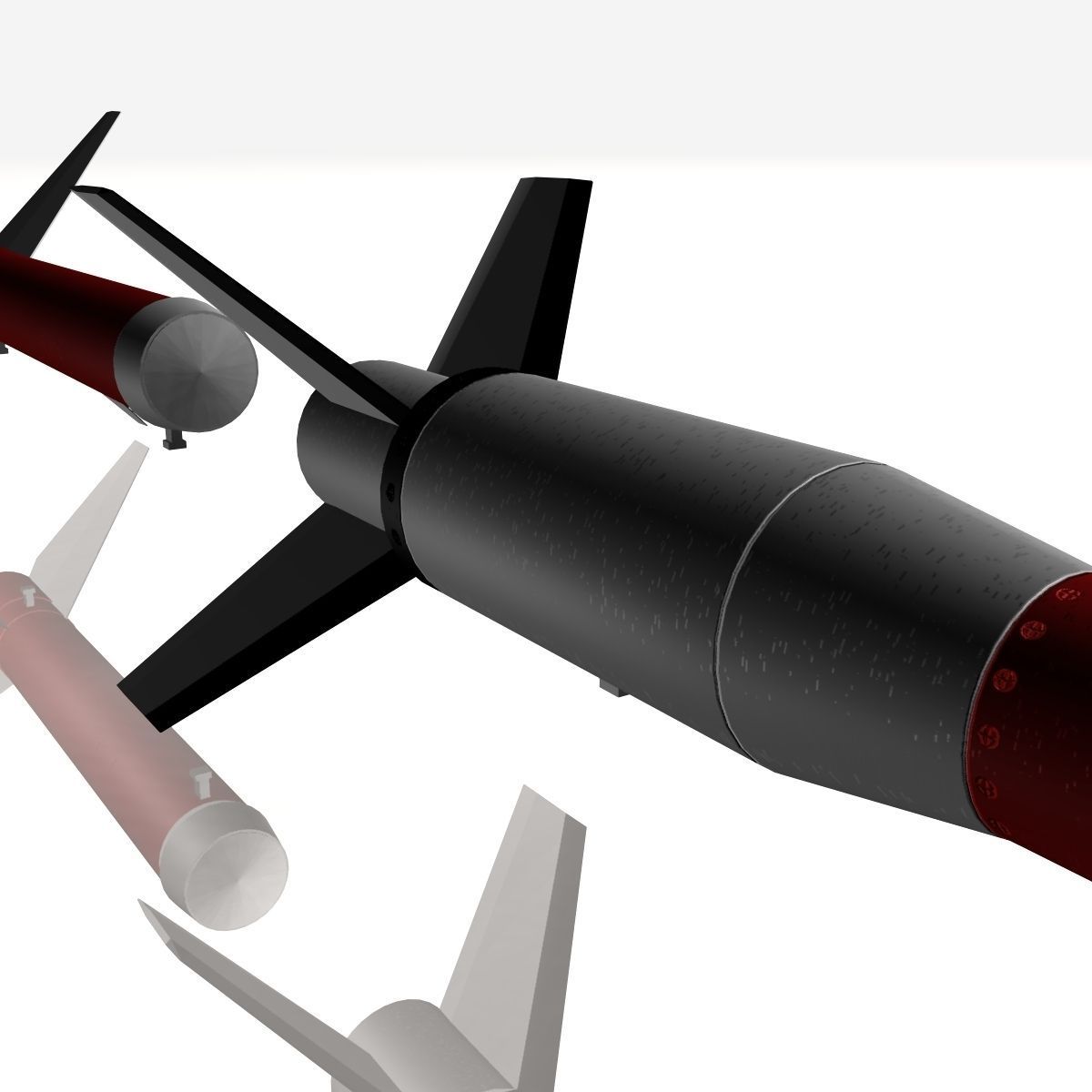 Astrobee 200 Rocket 3D model | CGTrader