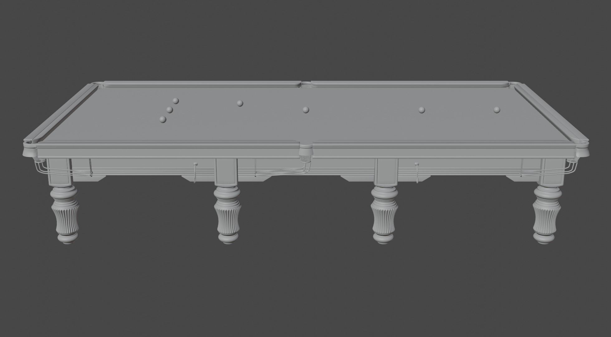 High Quality Detailed Snooker Tournament Table 3D model | CGTrader