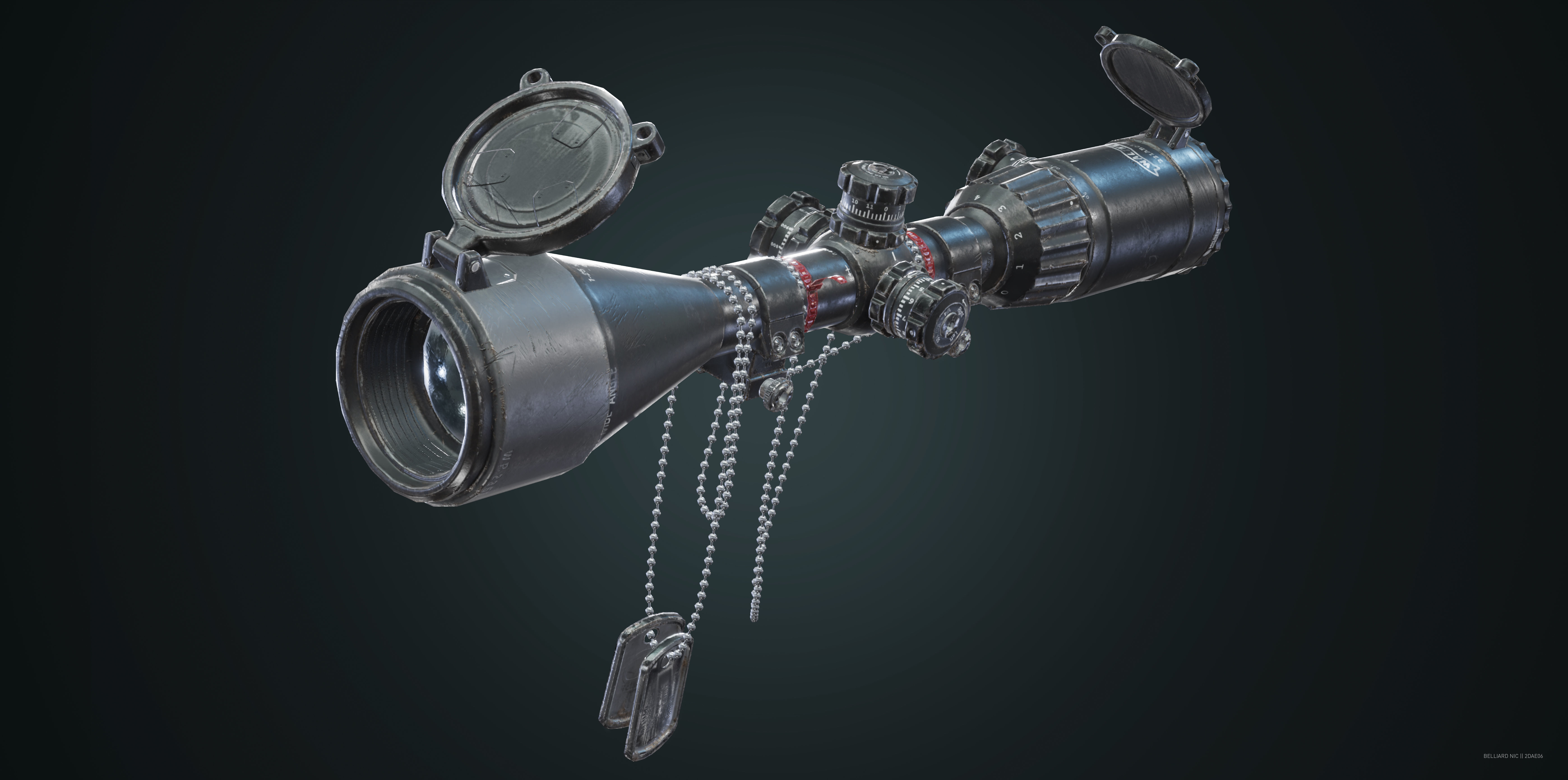 3D model Sniper Scope - Game Ready VR / AR / low-poly | CGTrader