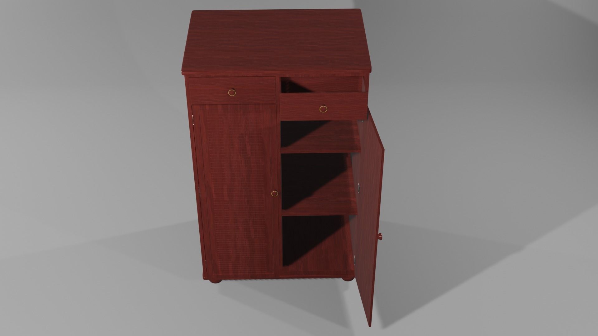Indoor chest of drawers 3D model | CGTrader