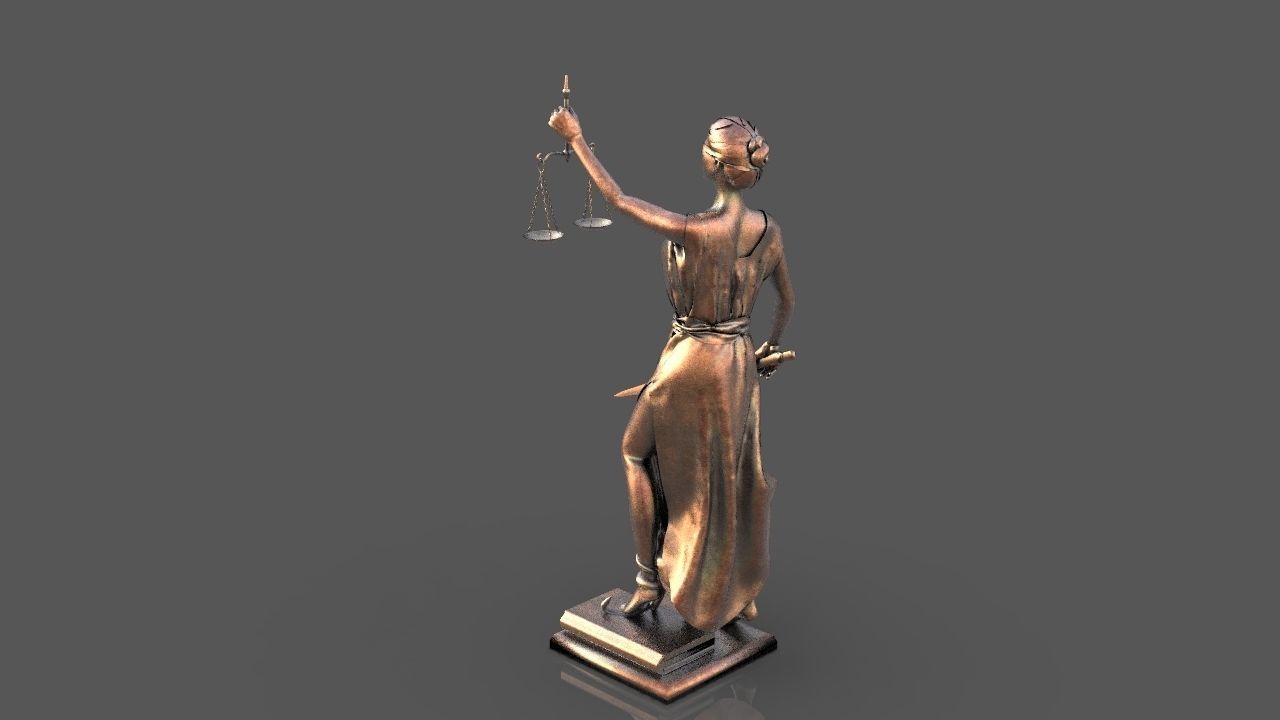 LADY JUSTICE 3D model | CGTrader