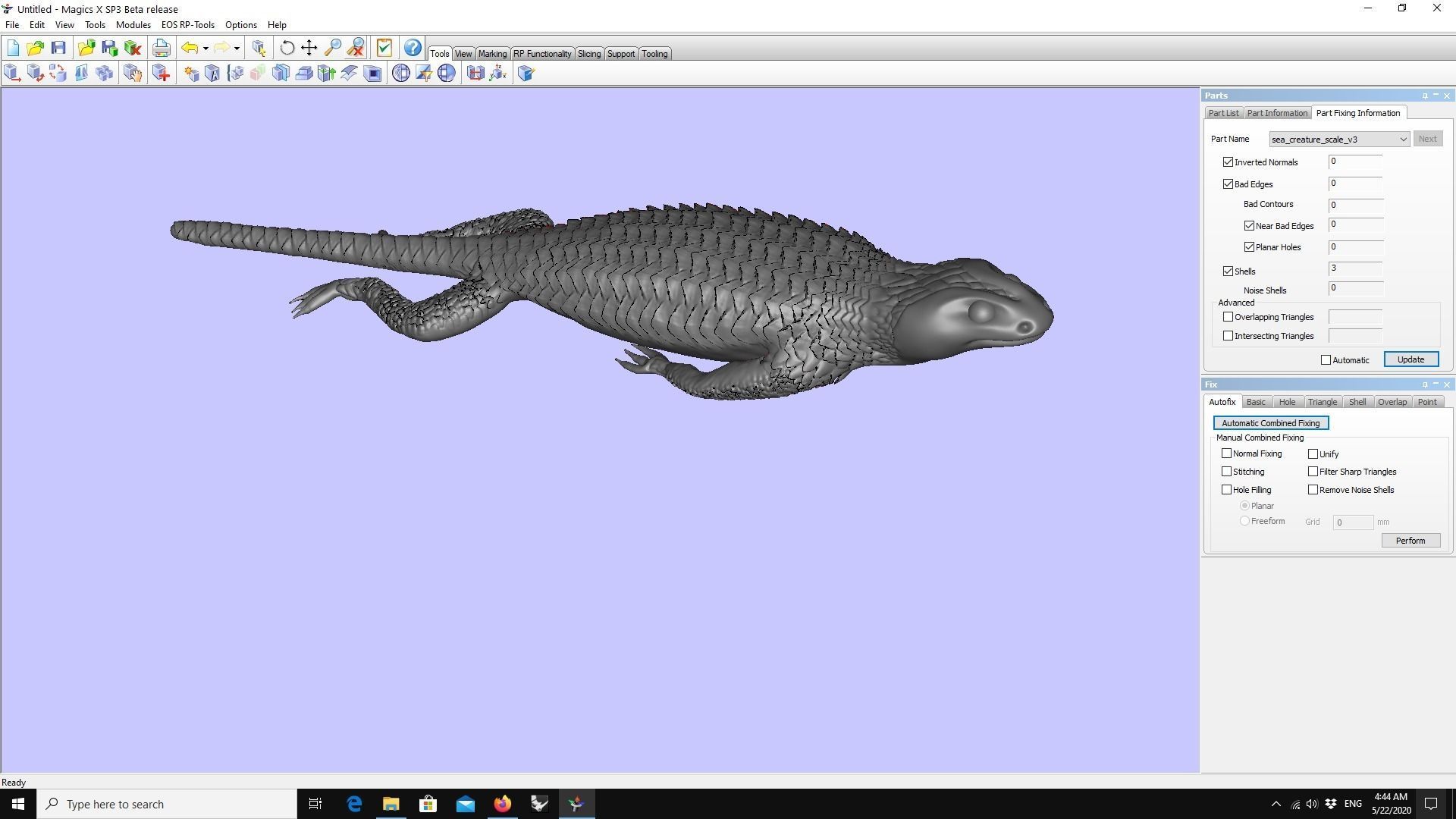 Sea creature 3D model 3D printable | CGTrader