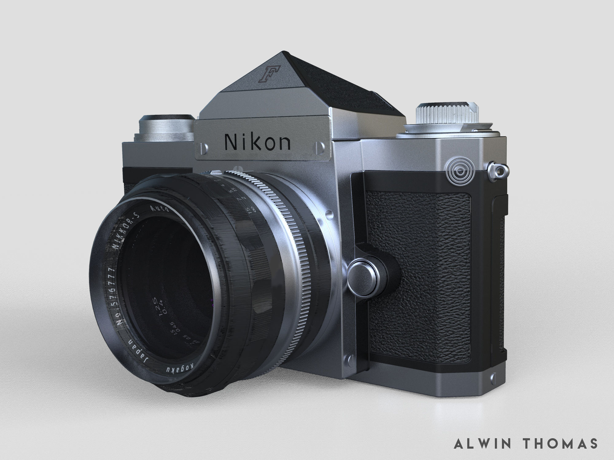 NIKON F 3D model | CGTrader