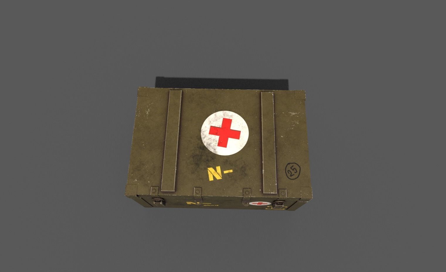 Army crate free VR / AR / low-poly 3D model | CGTrader