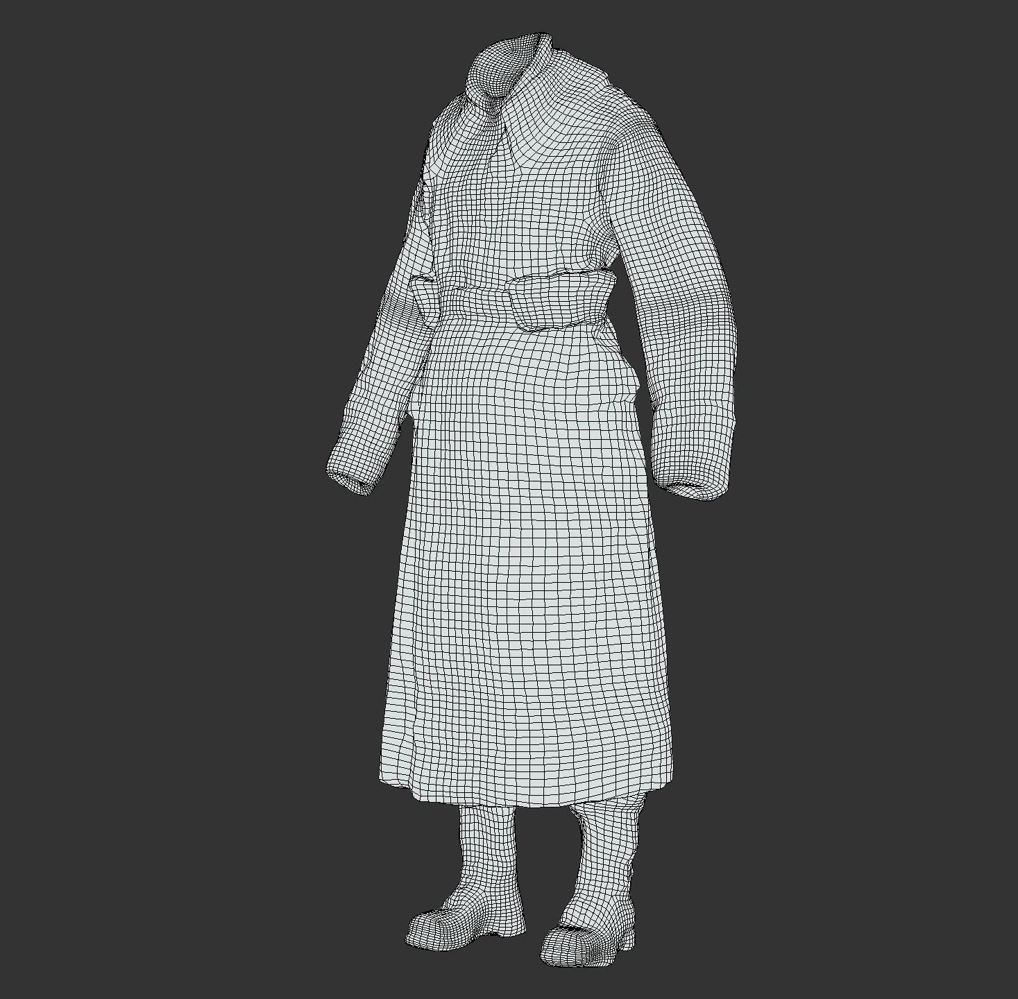 3D model German Uniform WW2 Photogrammetry 3D Scanned VR / AR / low ...