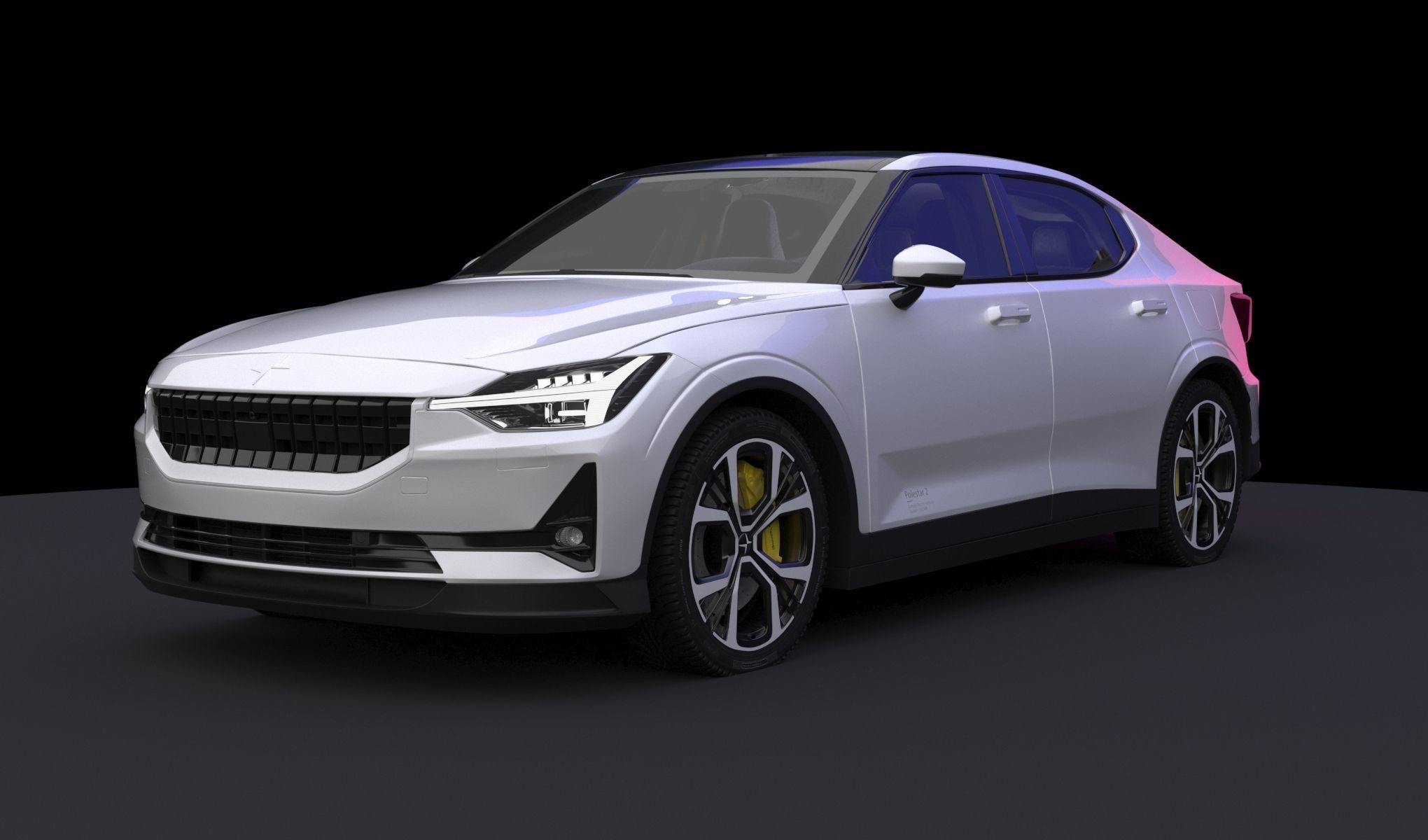 Polestar 2 3D model rigged | CGTrader