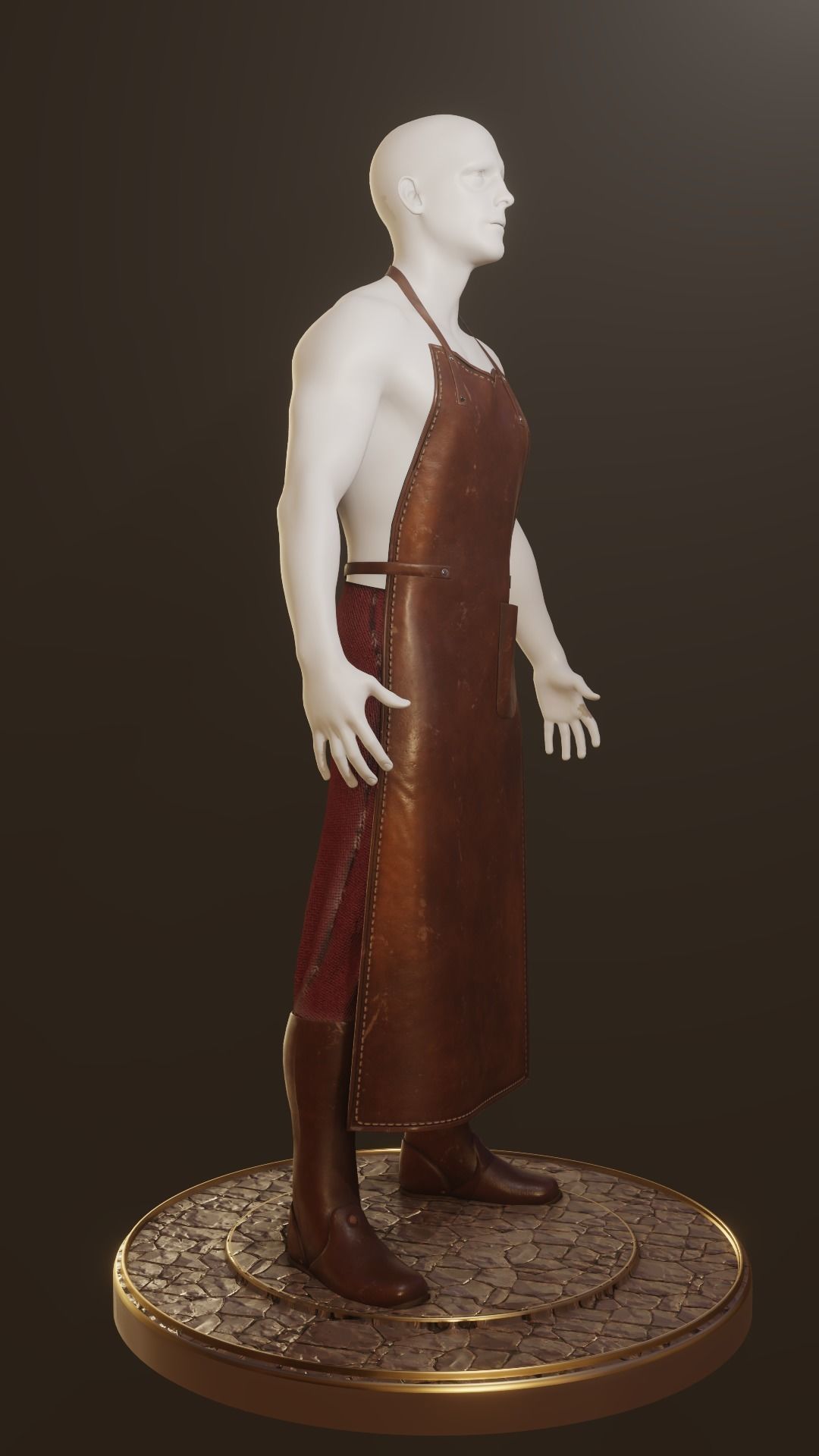 Blacksmith Clothes 3D model | CGTrader