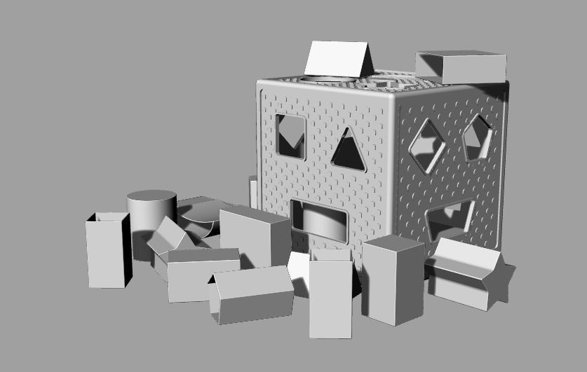 Form Fitter Cube 3D model | CGTrader