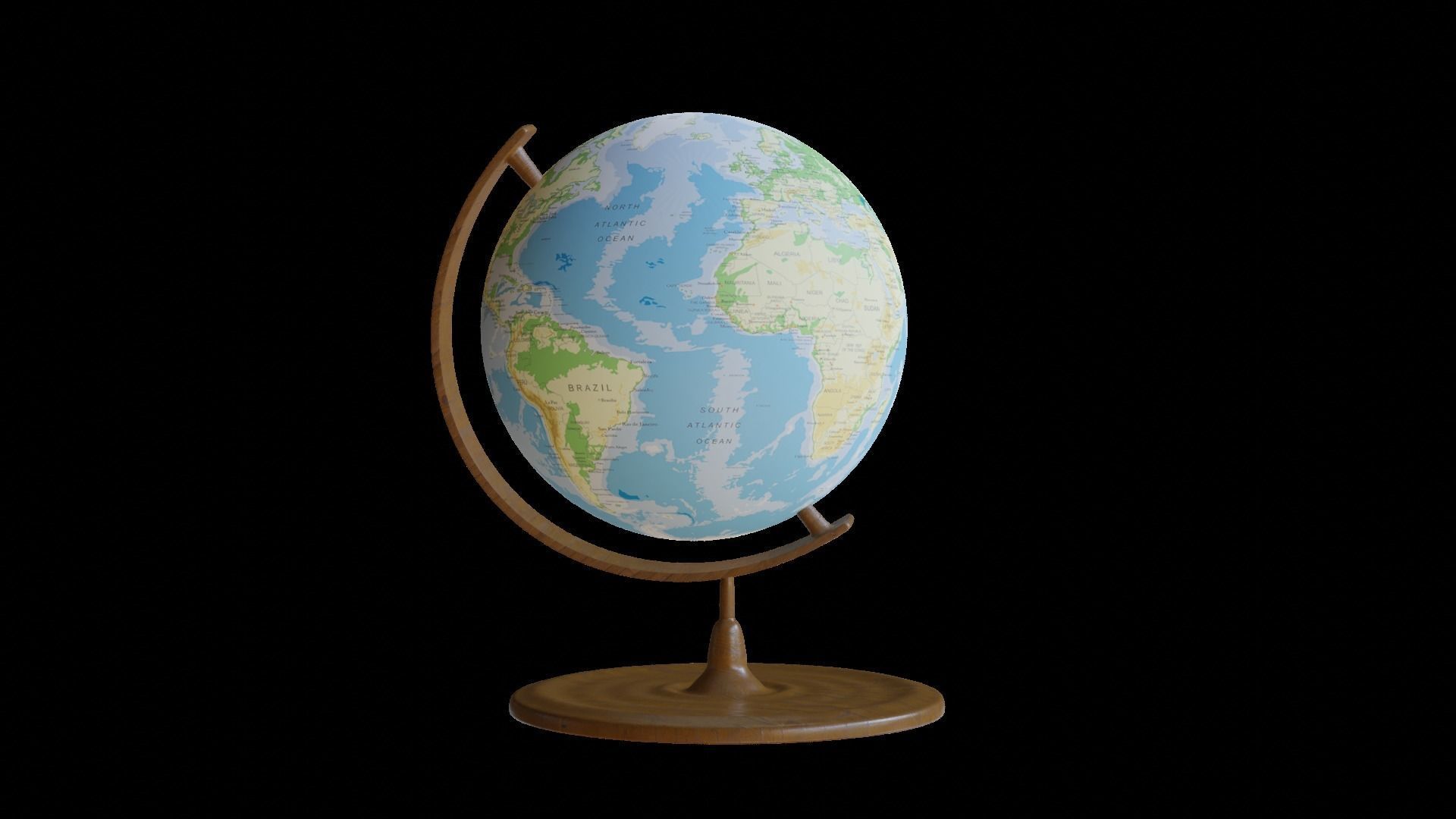 Earth Globe Prop 3D model | CGTrader