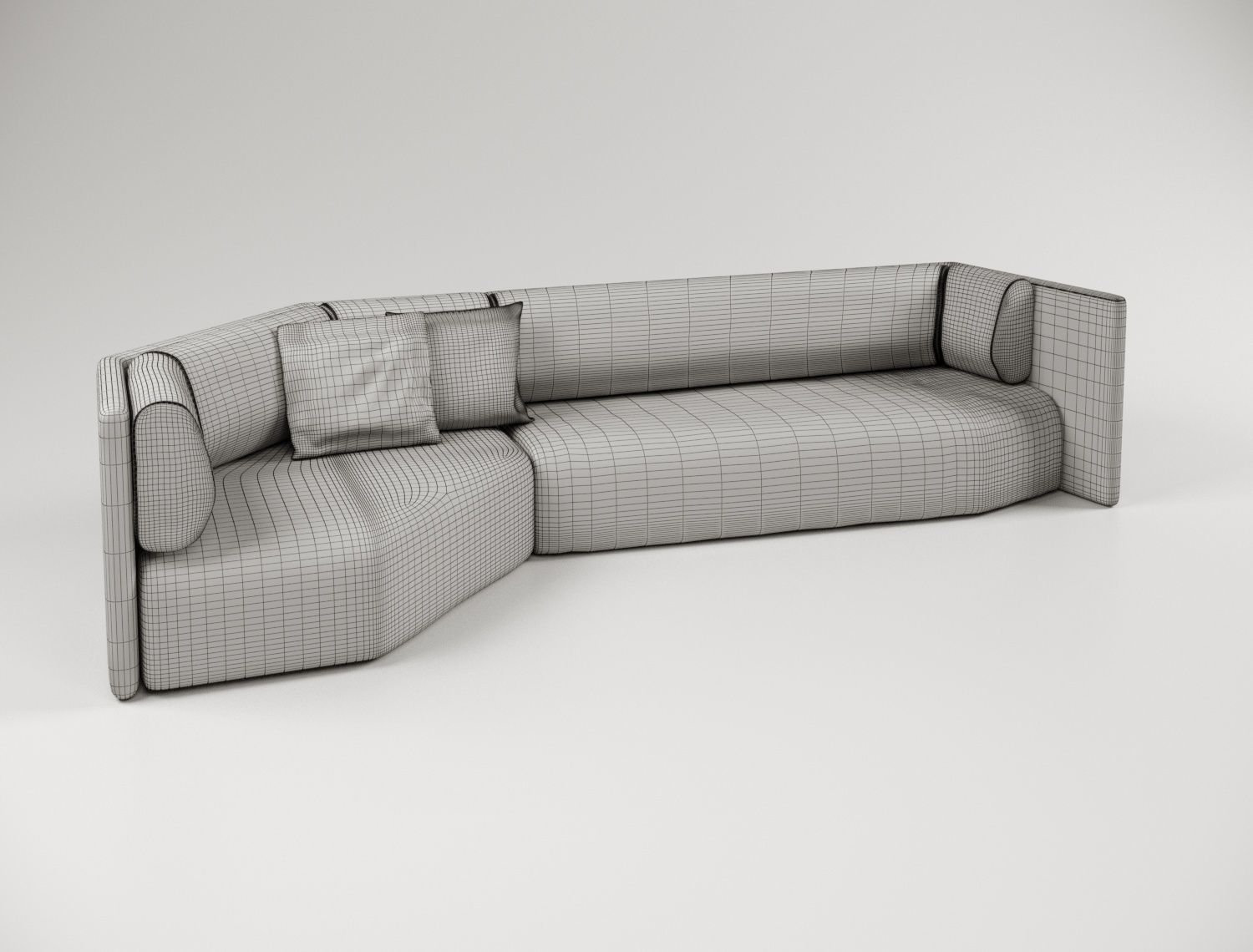 Zig Zag Sofa 3D model | CGTrader