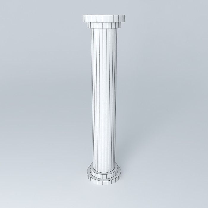Pillar Plain 3D model | CGTrader