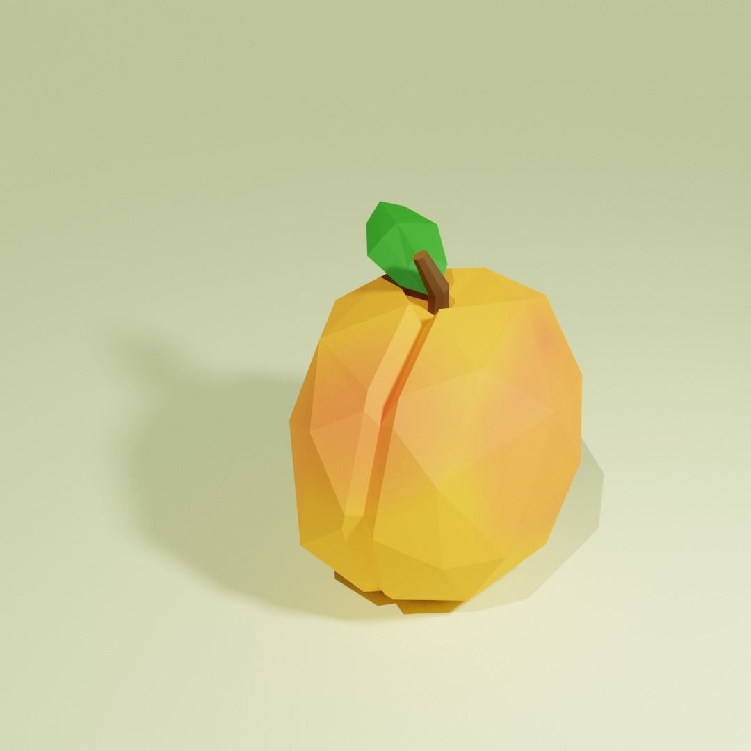 Low poly fruits pack-1 3D model | CGTrader