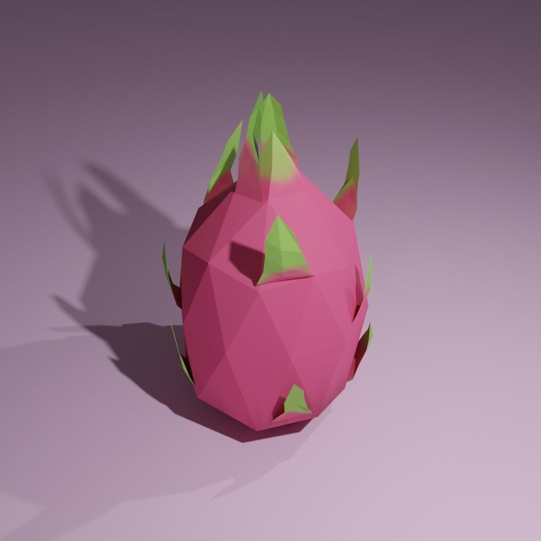 Low poly fruits pack-2 3D model | CGTrader