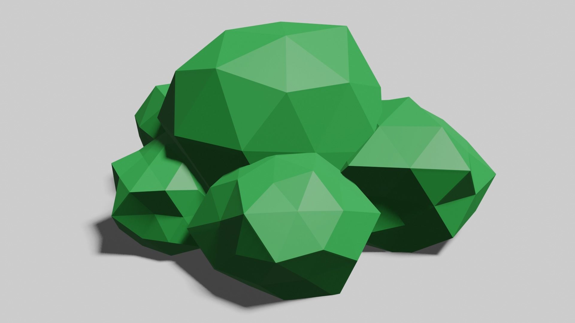 Low Poly Bushes Model free VR / AR / low-poly 3D model | CGTrader