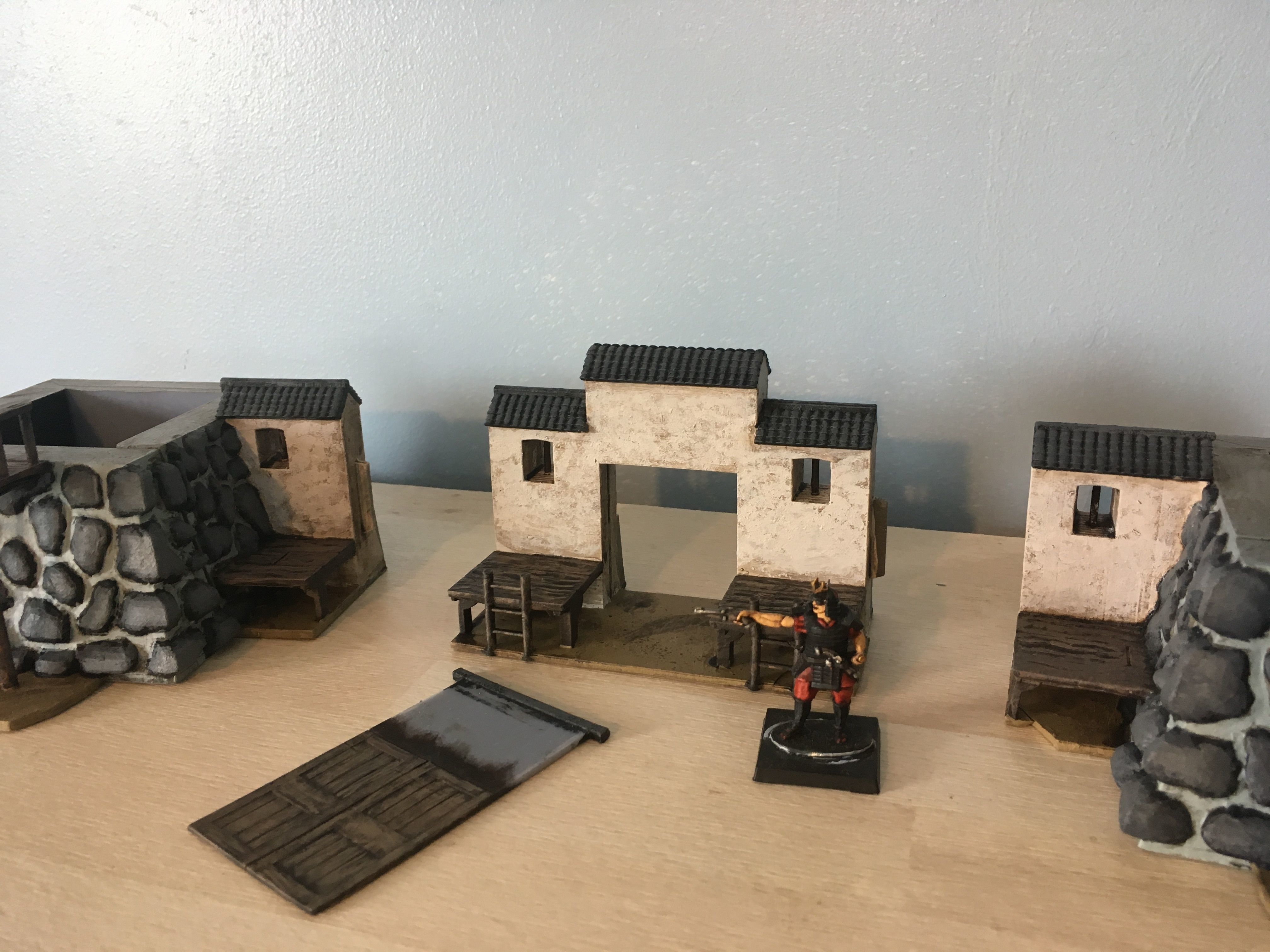 28mm Samurai Castle Walls 3D model 3D printable | CGTrader