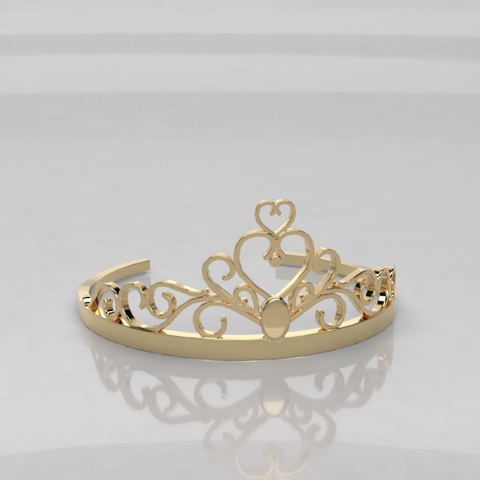 Anillo Corona Crown Ring 3D model | CGTrader