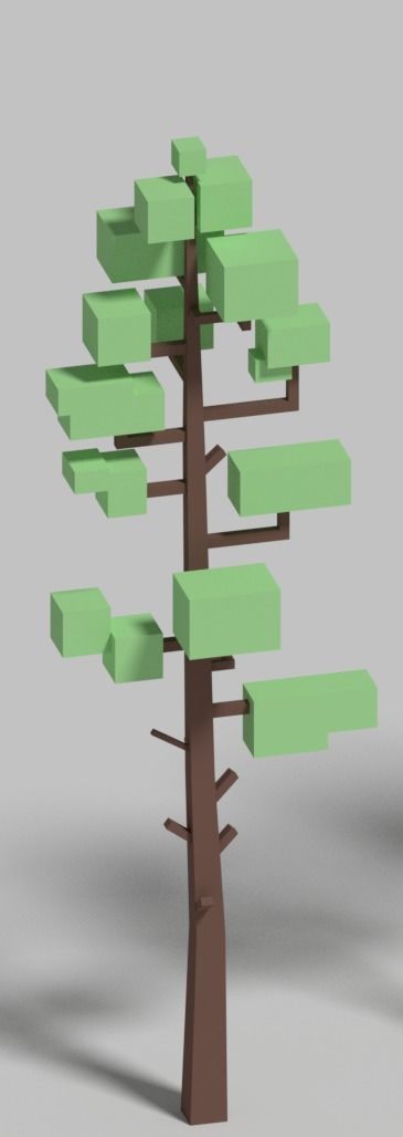3D model Tree voxel Trees VR / AR / low-poly | CGTrader