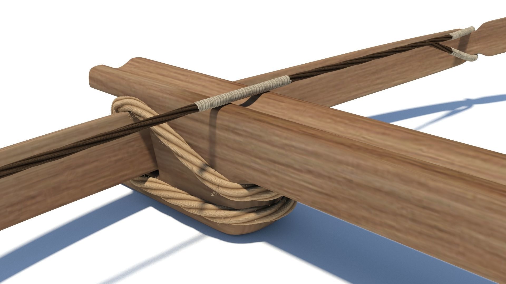 Early medieval 11th century light hunting crossbow 3D model | CGTrader