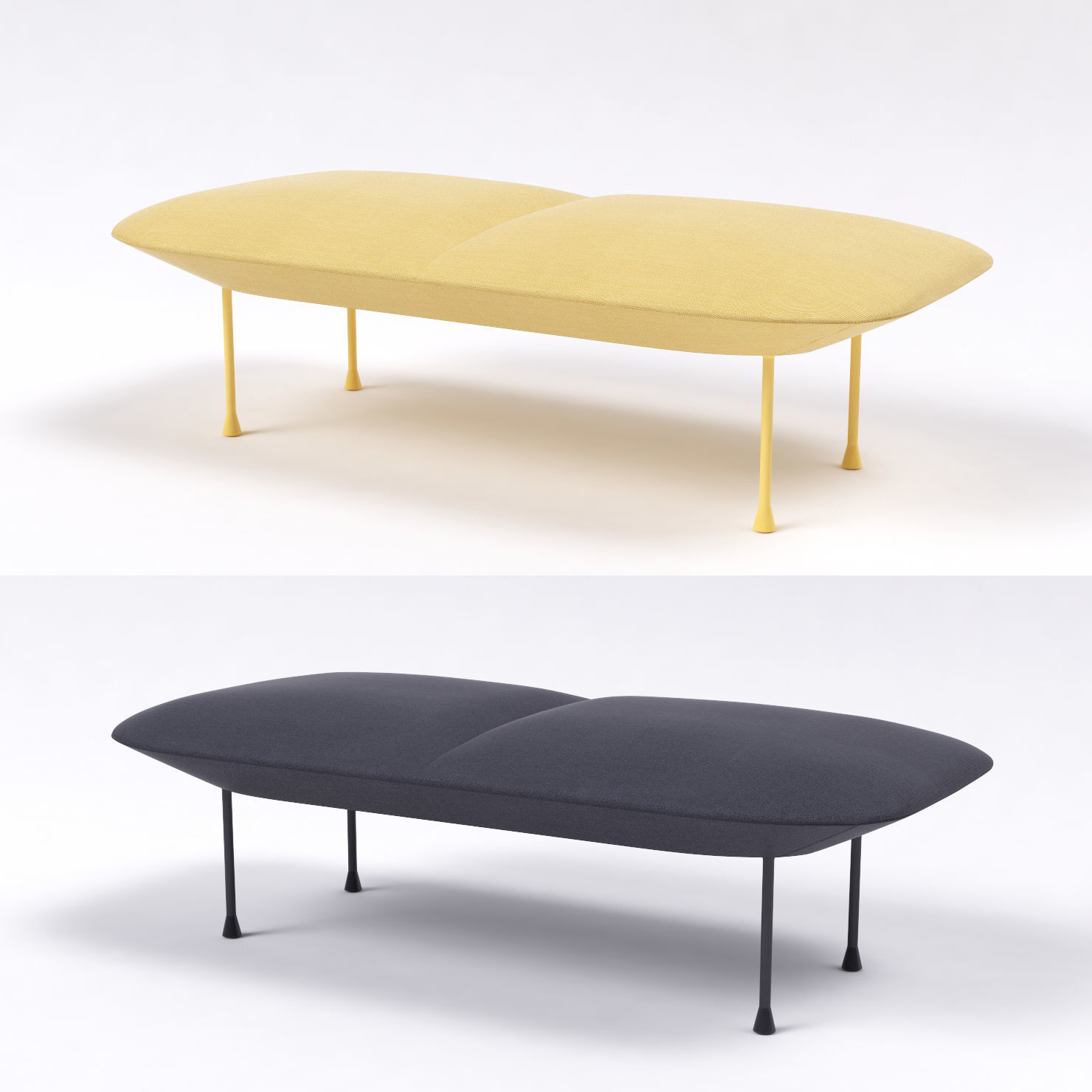 Muuto Oslo Bench 3D model | CGTrader
