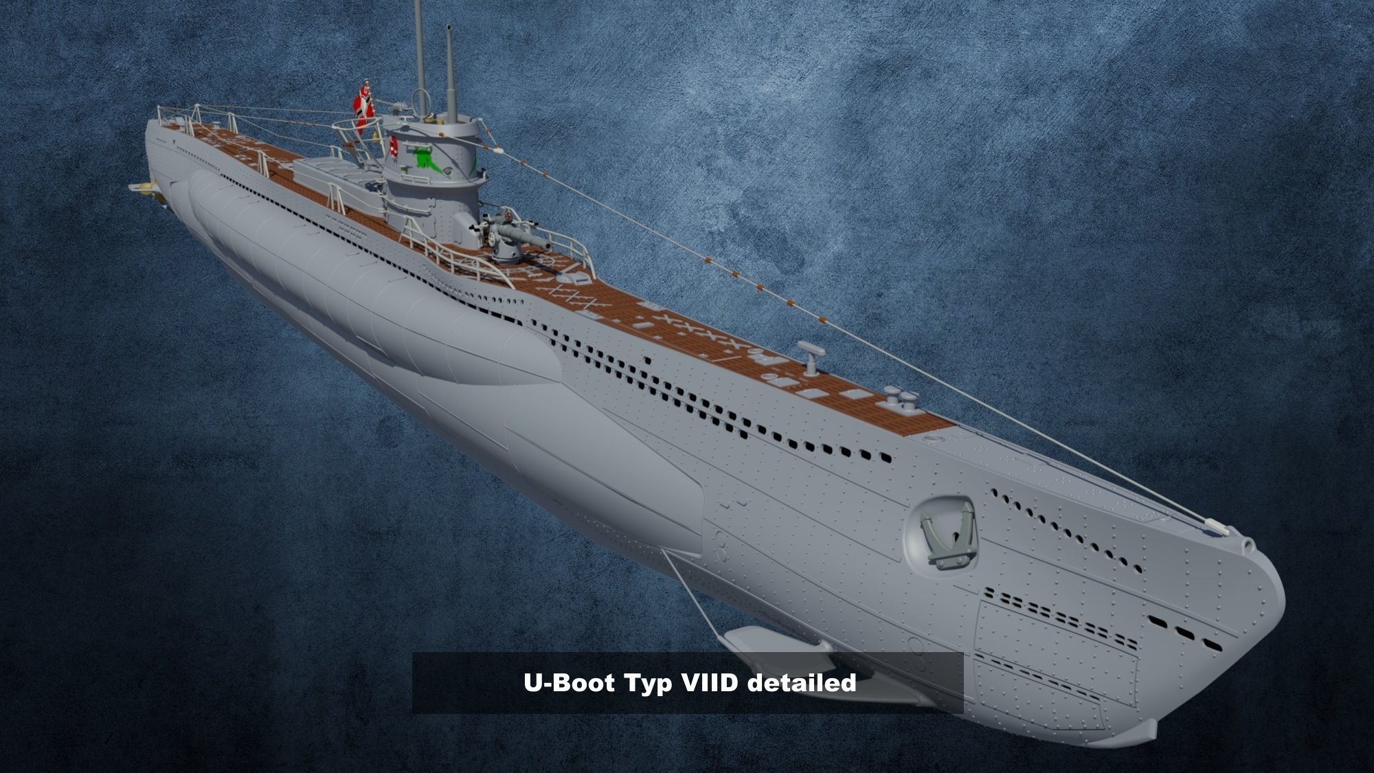 U-Boot Typ VIID Design 3D Model Collection | CGTrader