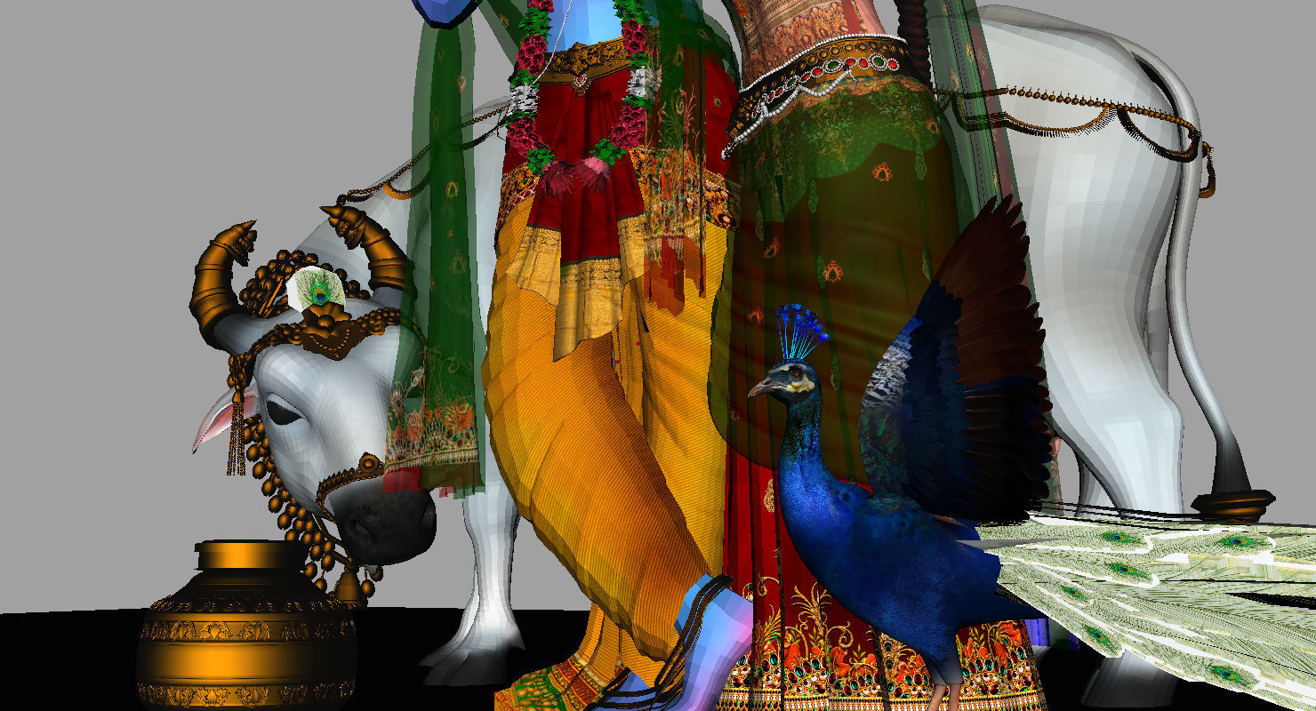god krishna 3d model 3D model | CGTrader