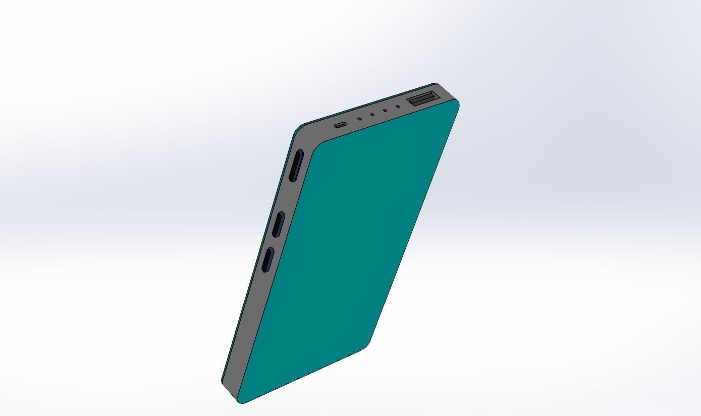 power bank mock up 3d model 3D model rigged | CGTrader