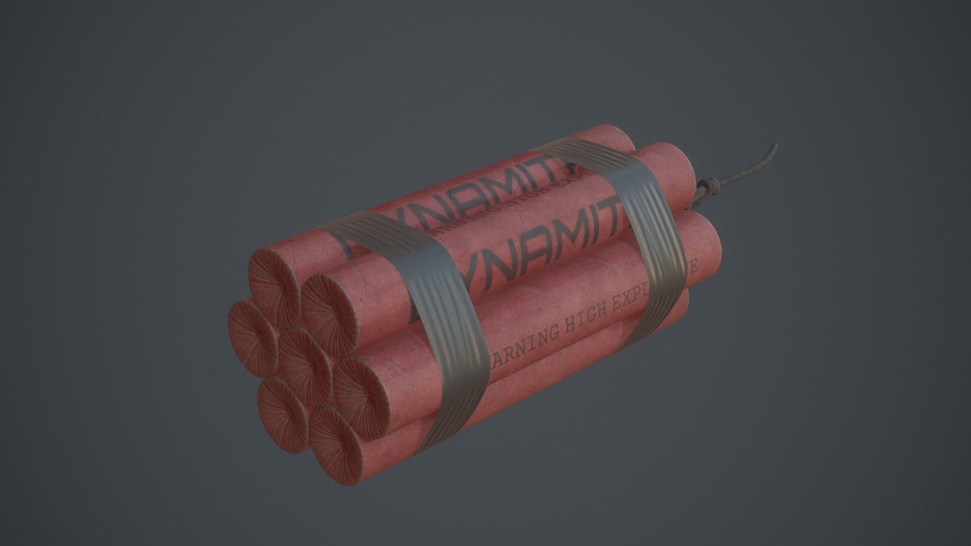 3D model Dynamite Red for Game Ready VR / AR / low-poly | CGTrader