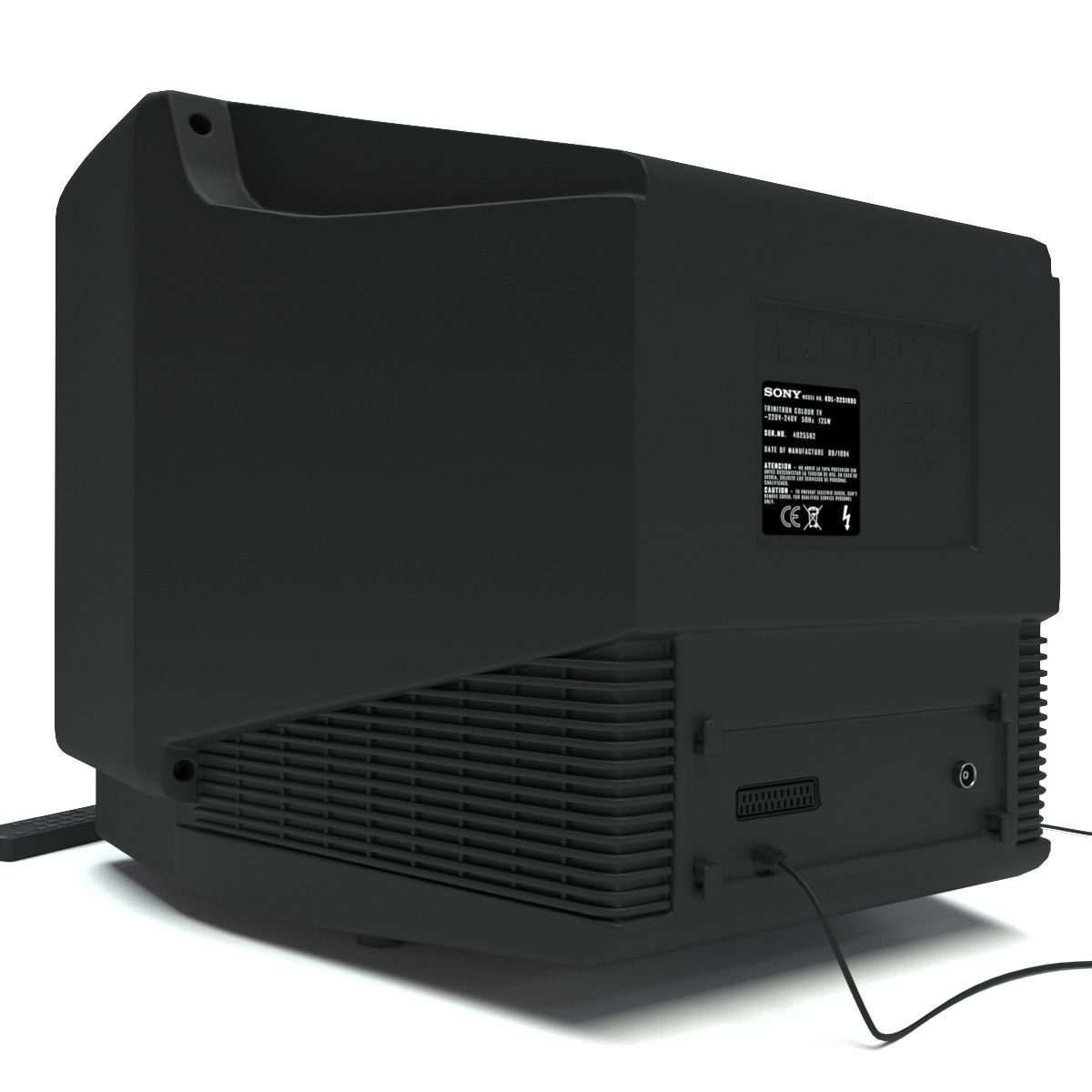 Sony Trinitron KV-13TR28 1995 3D model | CGTrader