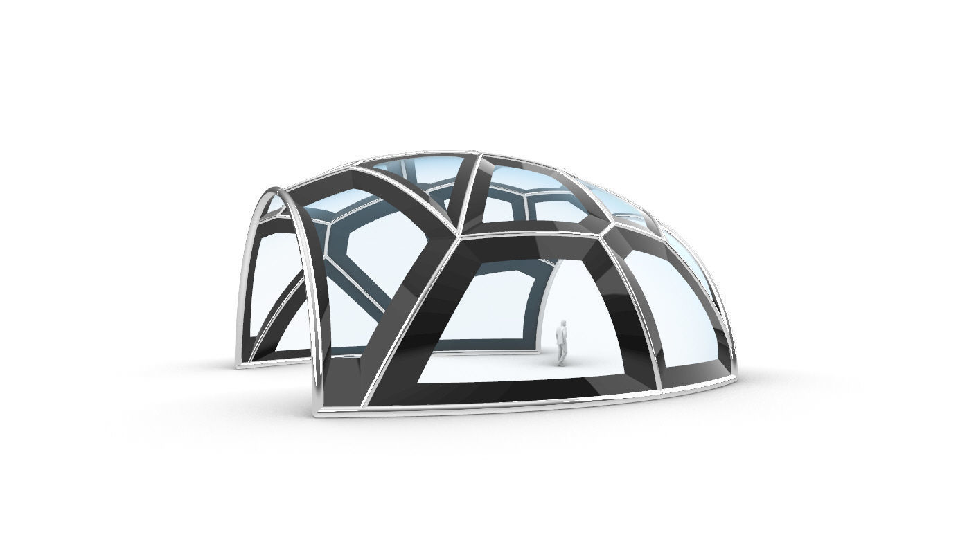 Voronoi Pavilion Stand Alone Structure v1 3D model | CGTrader