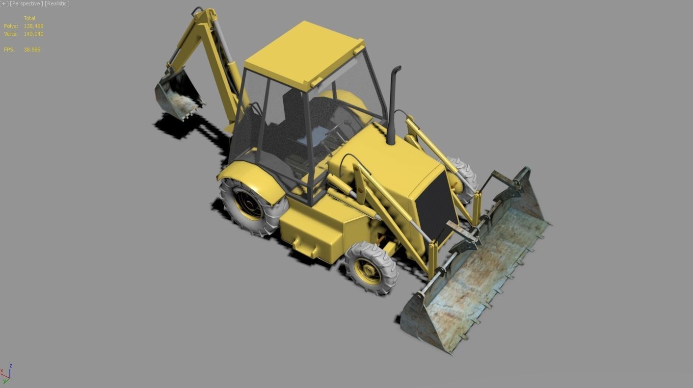 JCB 3D Model free 3D model | CGTrader