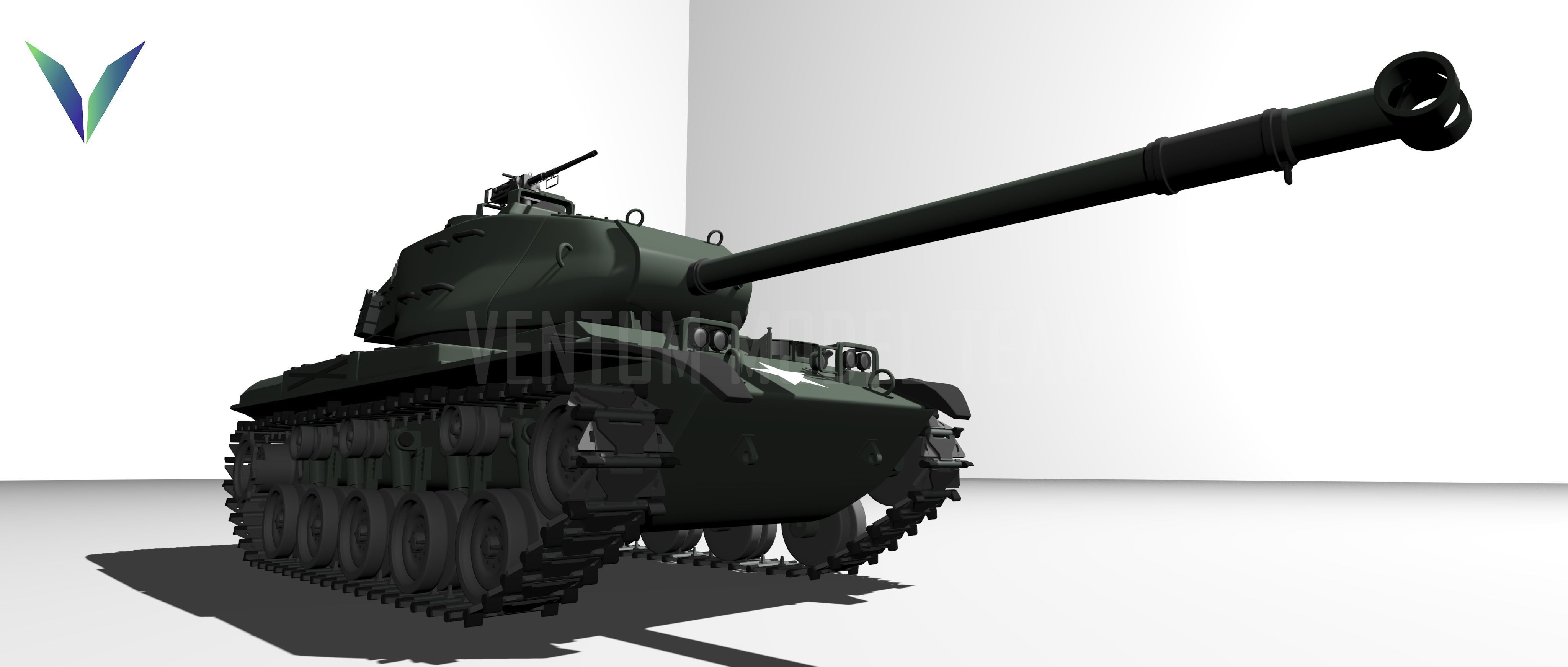 M-41 Walker Bulldog 3D model | CGTrader