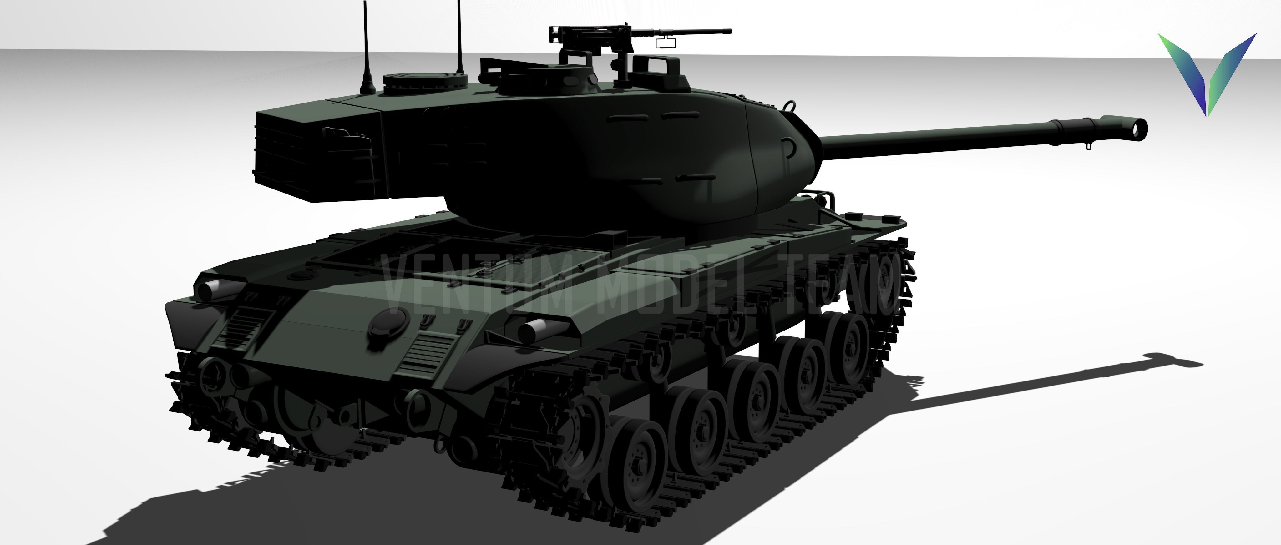 M-41 Walker Bulldog 3D model | CGTrader